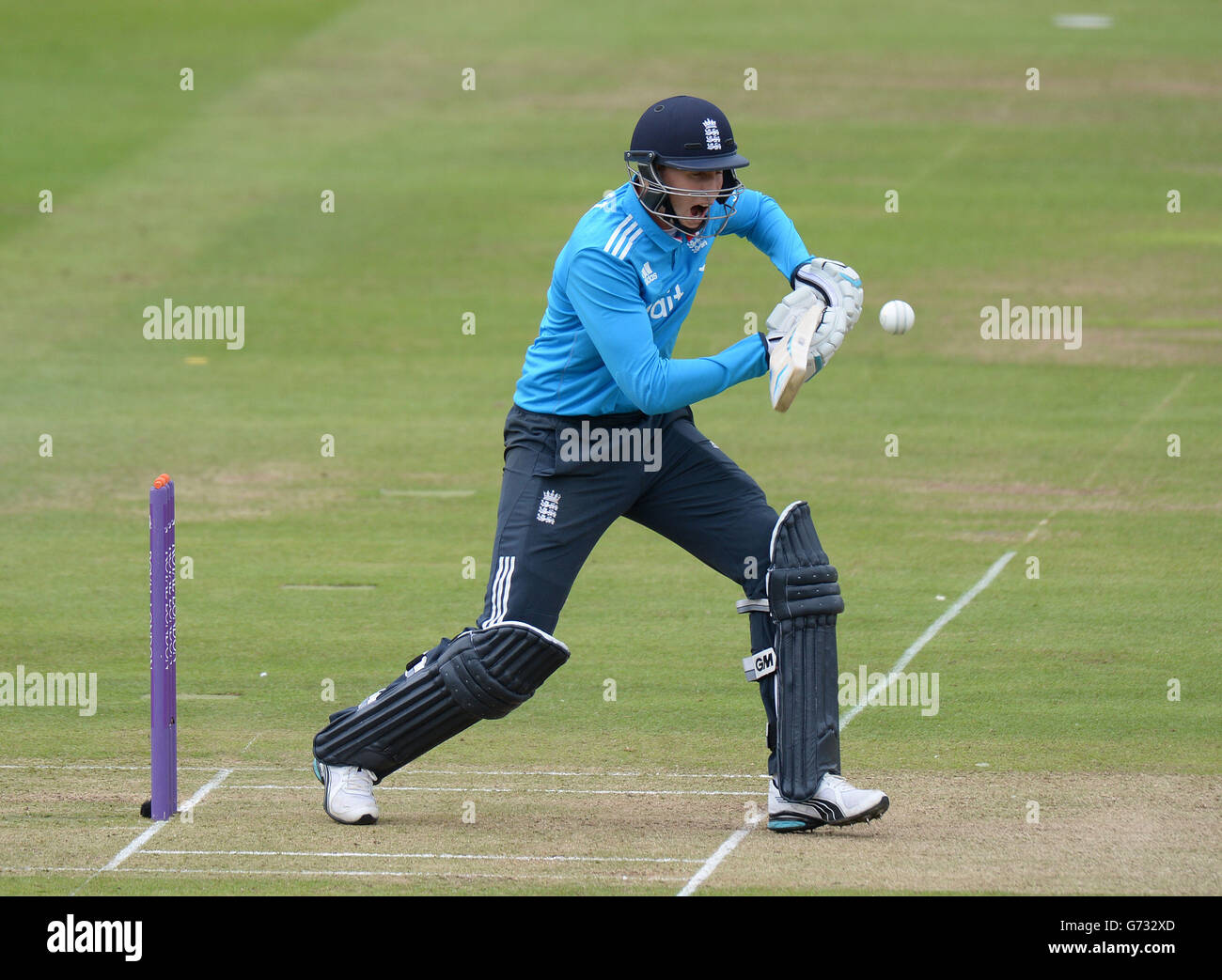England's Joe Root batting during the Fourth One Day International at ...