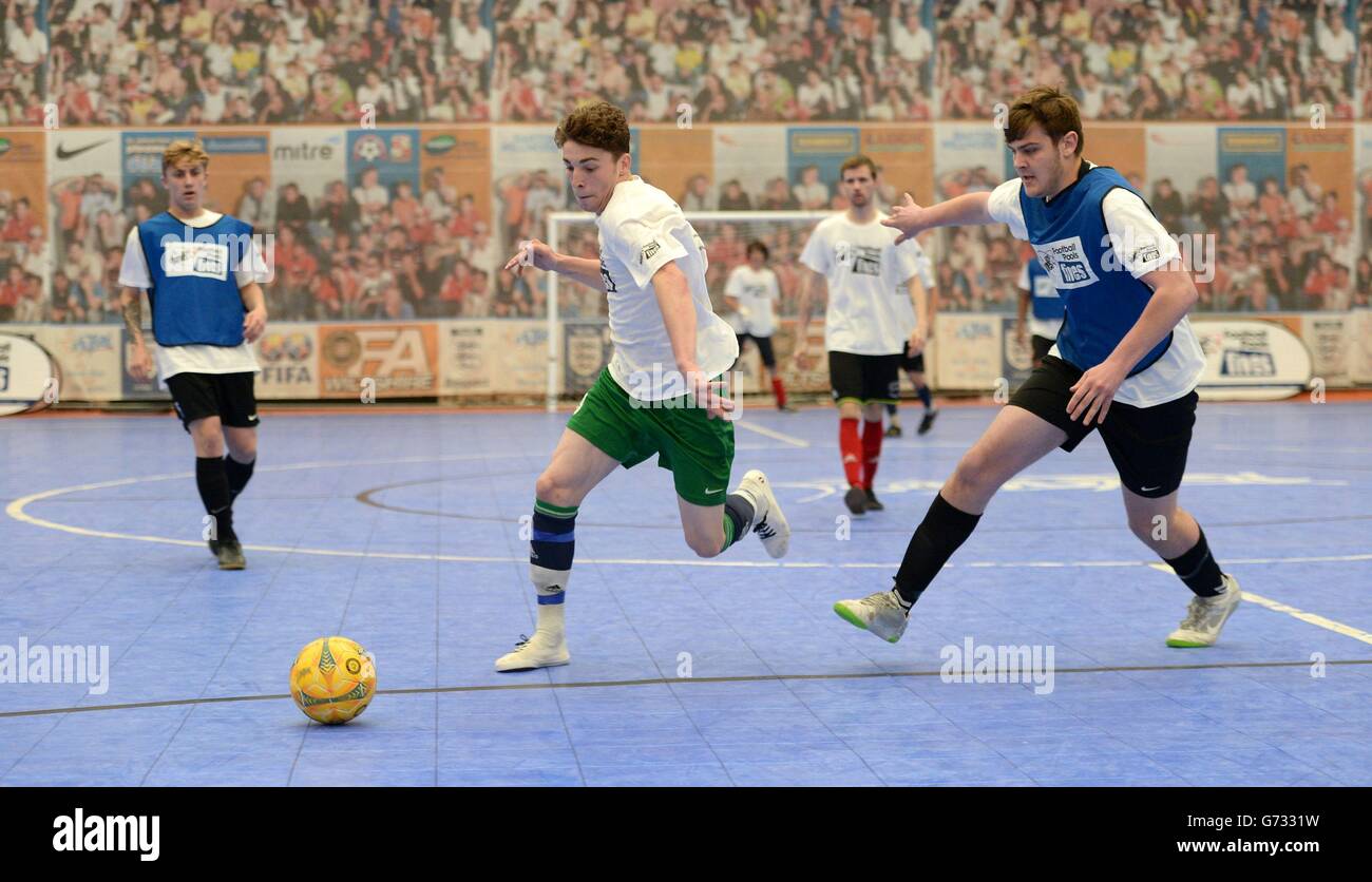 Sport - StreetGames Football Pools Fives - Swindon. General action at ...