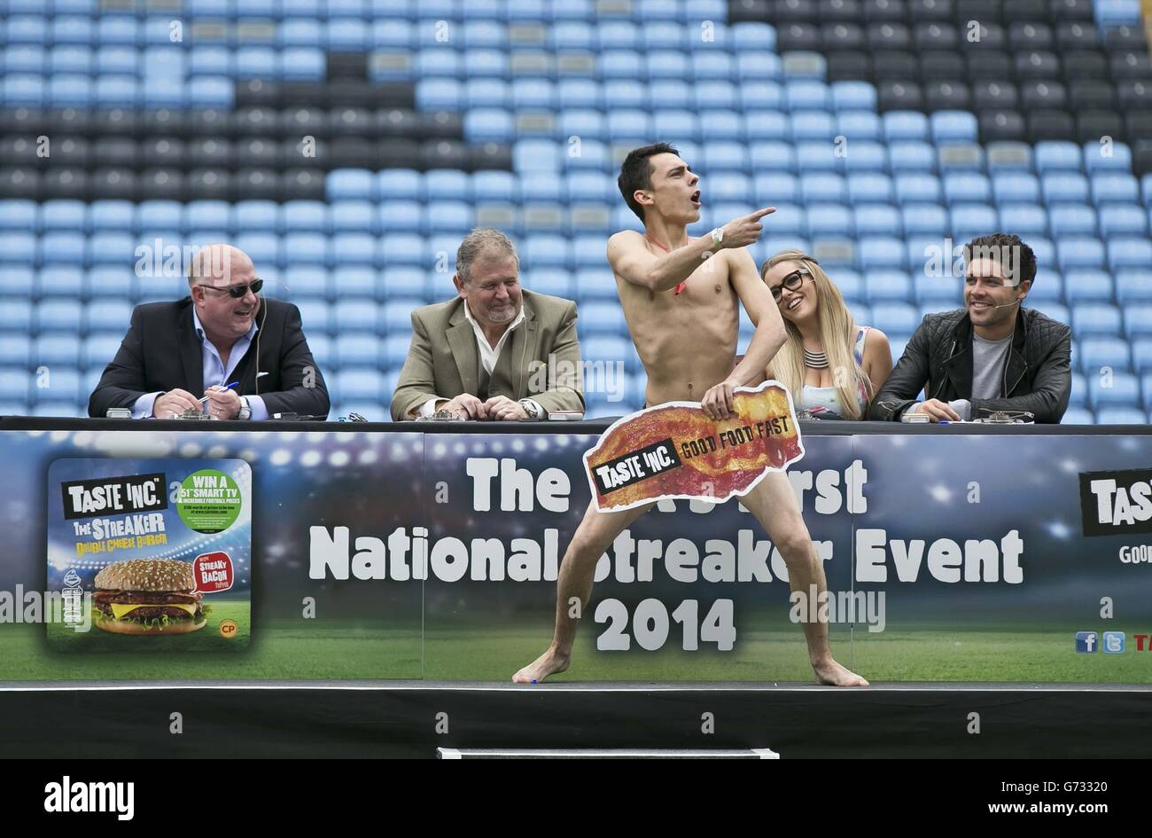 National Streaker Competition Stock Photo - Alamy