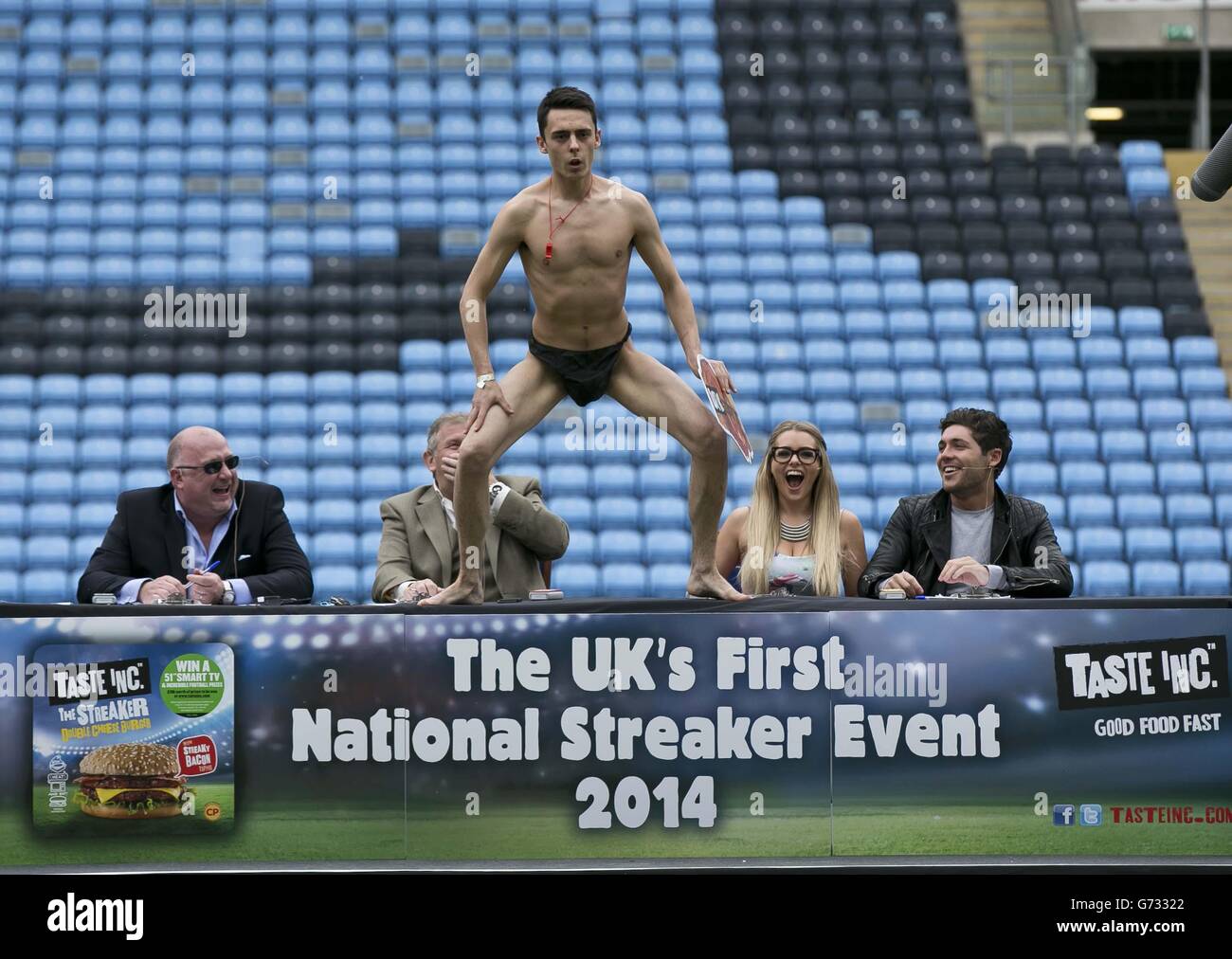 National Streaker Competition Stock Photo - Alamy