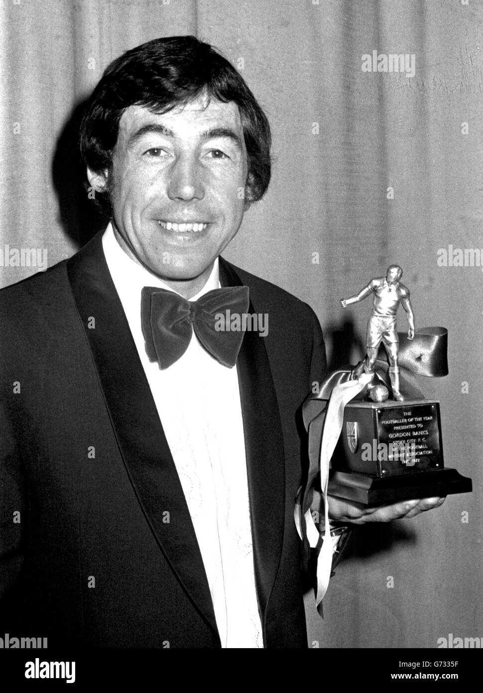 Gordon Banks - Footballer of the Year Stock Photo - Alamy