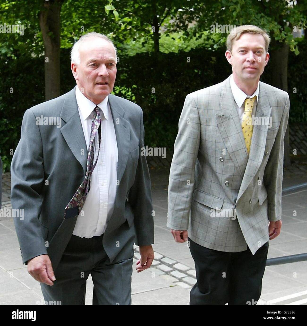 David Anthony Eden, 61, Irby, Wirral, Merseyside (left) and his son ...