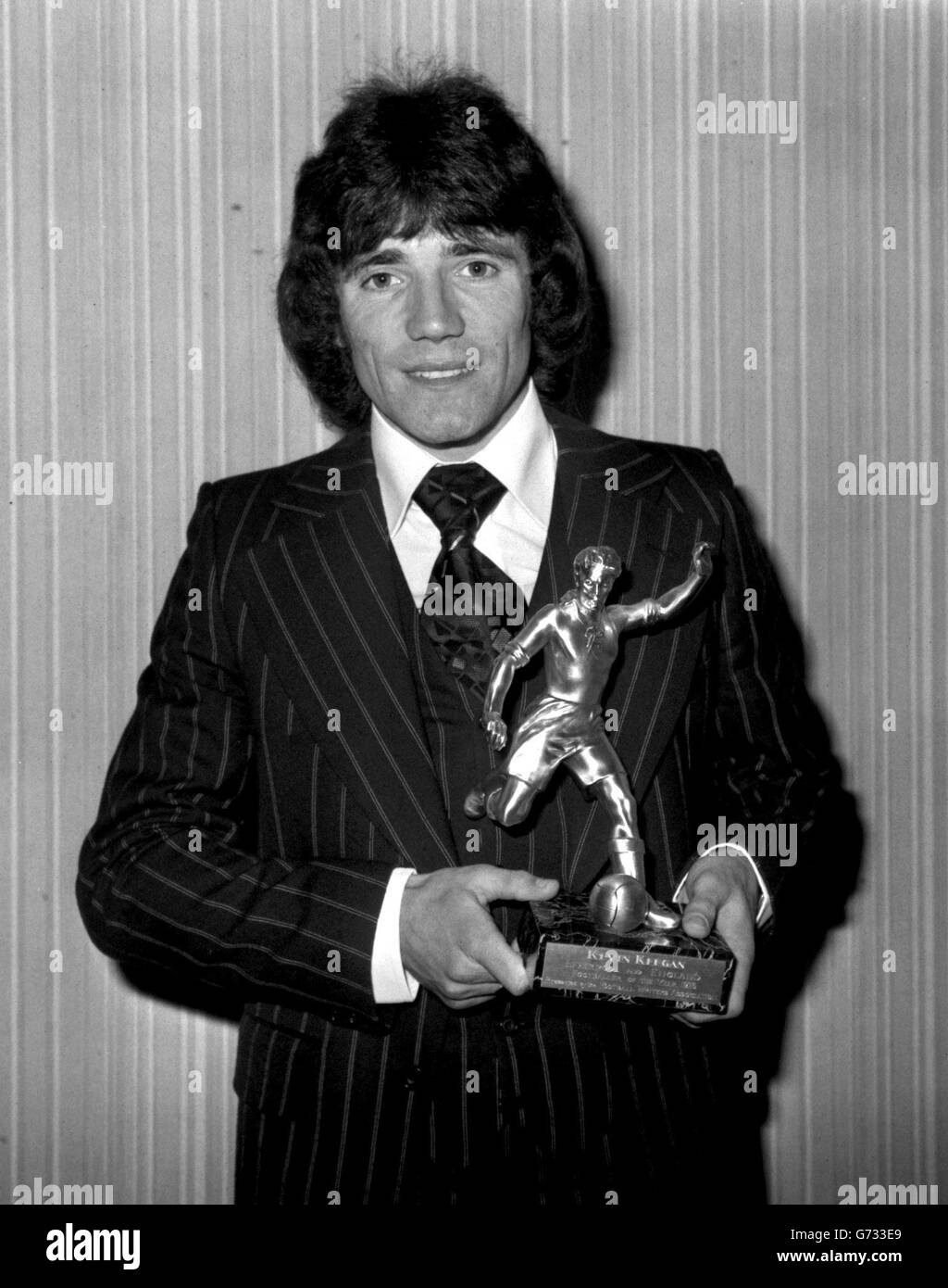 Liverpool and England star Kevin Keegan, voted Footballer of the Year ...