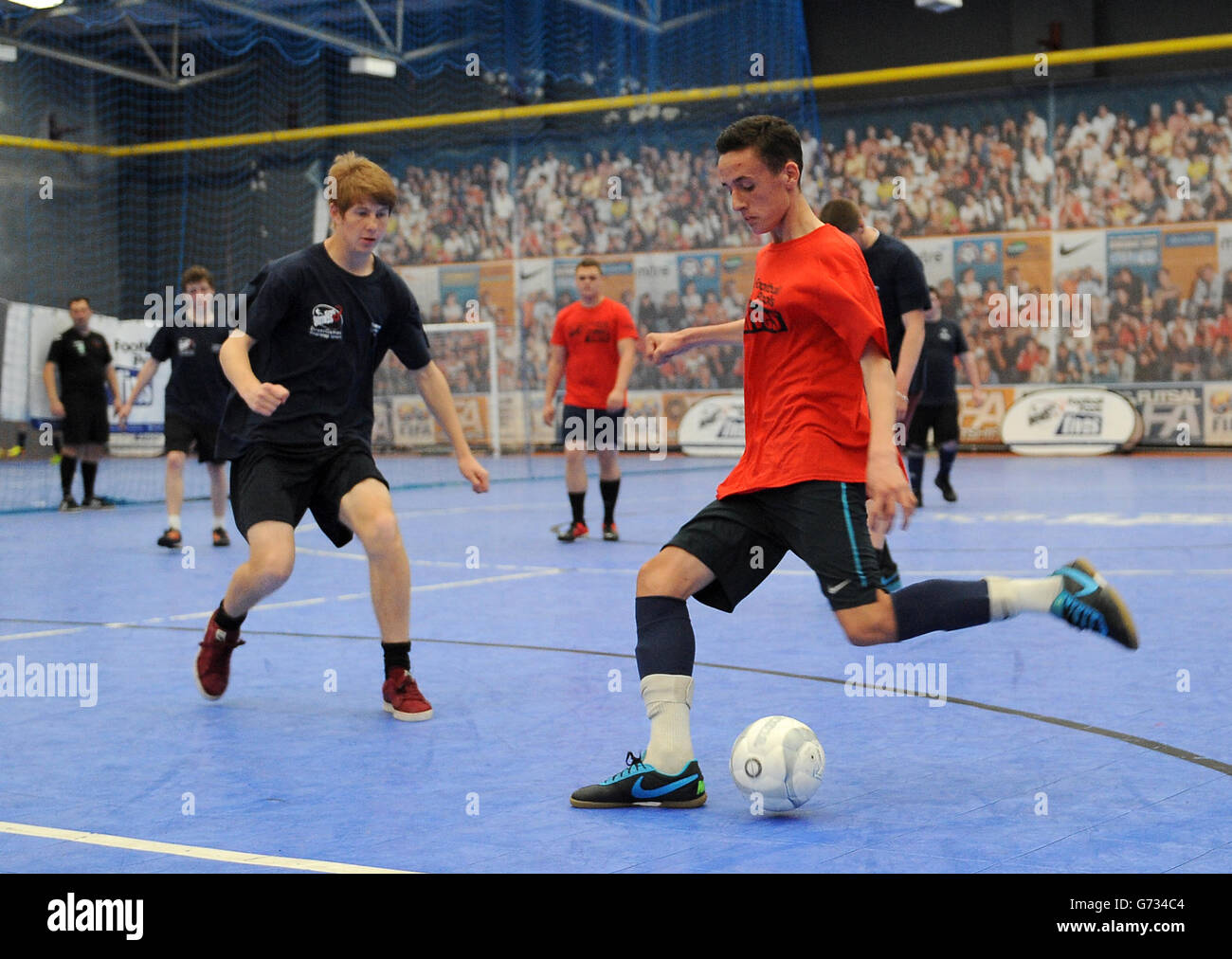 Sport - StreetGames Football Pools Fives - Swindon. General action at ...