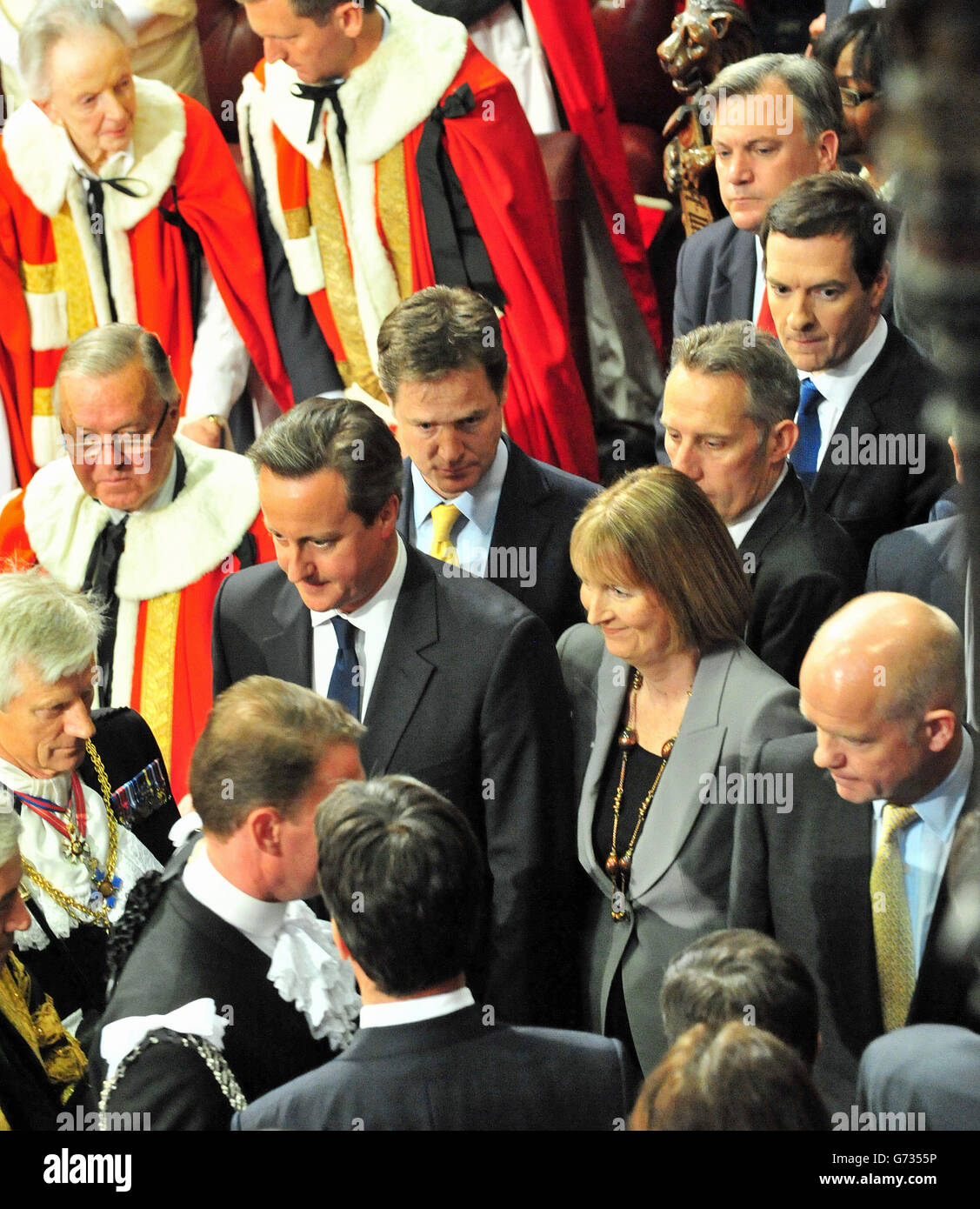 Prime Minister David Cameron, Harriet Harman, Deputy Prime Minister ...