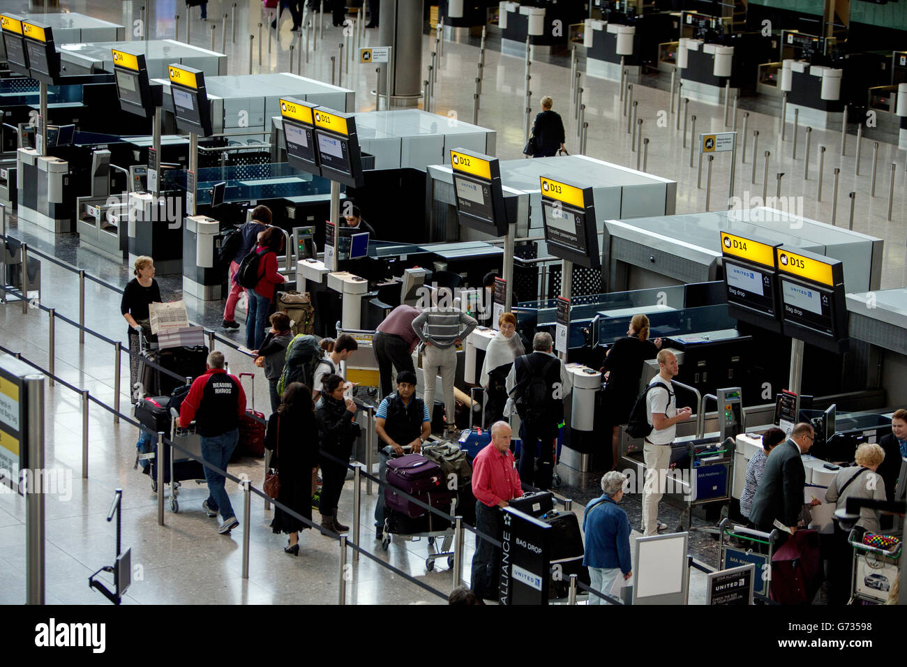 The departures area of the new Terminal 2 The Queen Terminal at ...