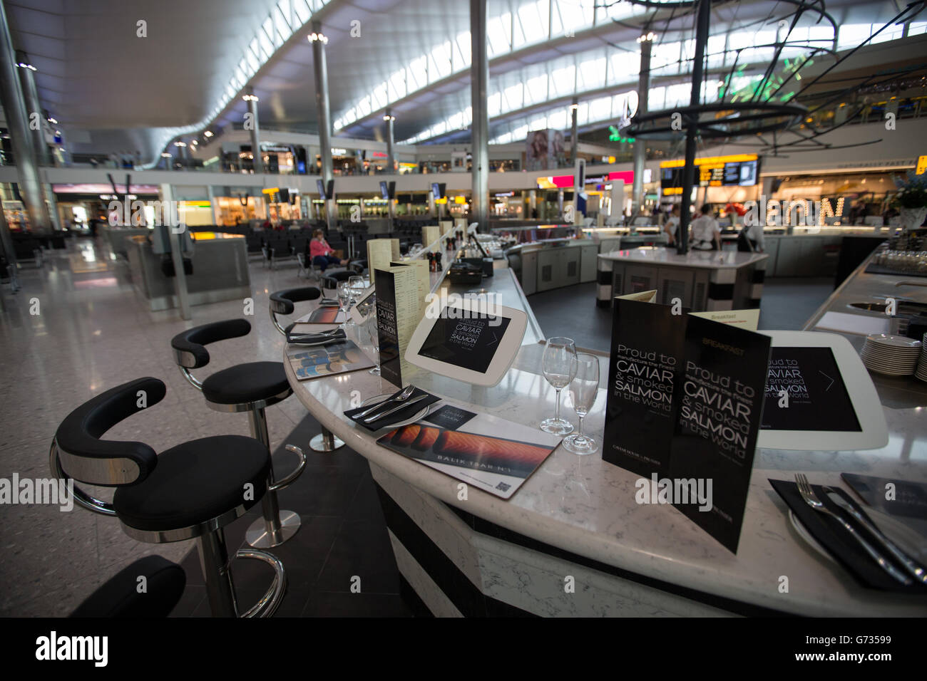 Terminal 2 opens at Heathrow airport Stock Photo - Alamy
