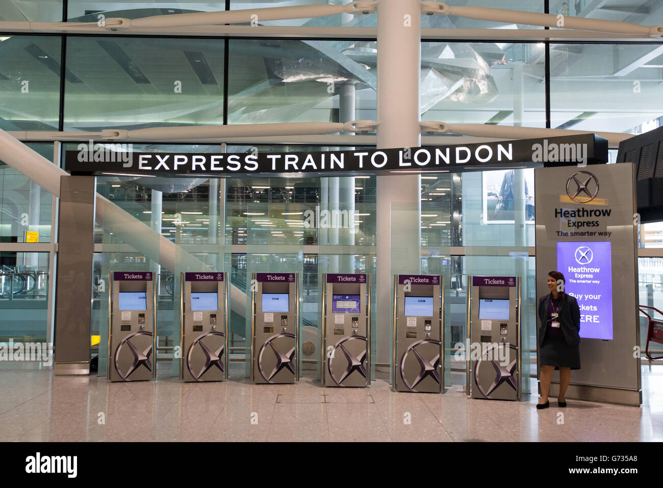 Terminal 2 opens at Heathrow airport Stock Photo - Alamy