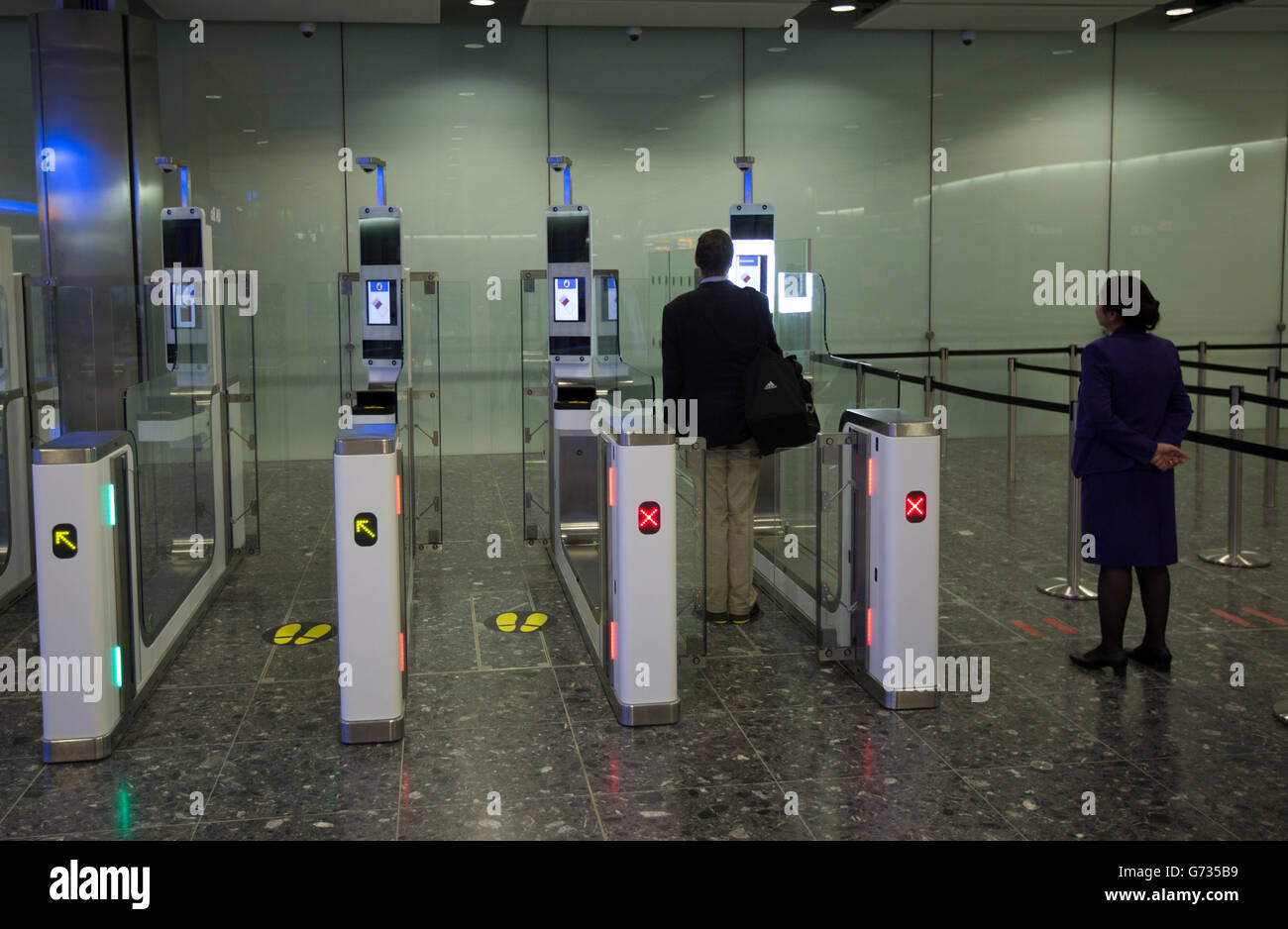 Terminal 2 opens at Heathrow airport Stock Photo - Alamy