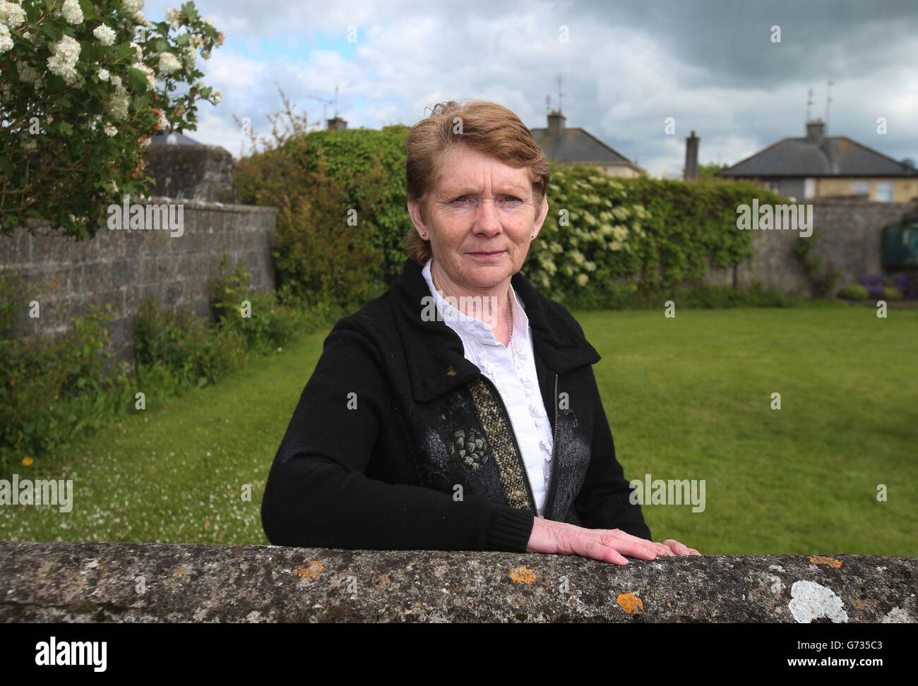 Local historian Catherine Corless at the site of a mass grave for ...