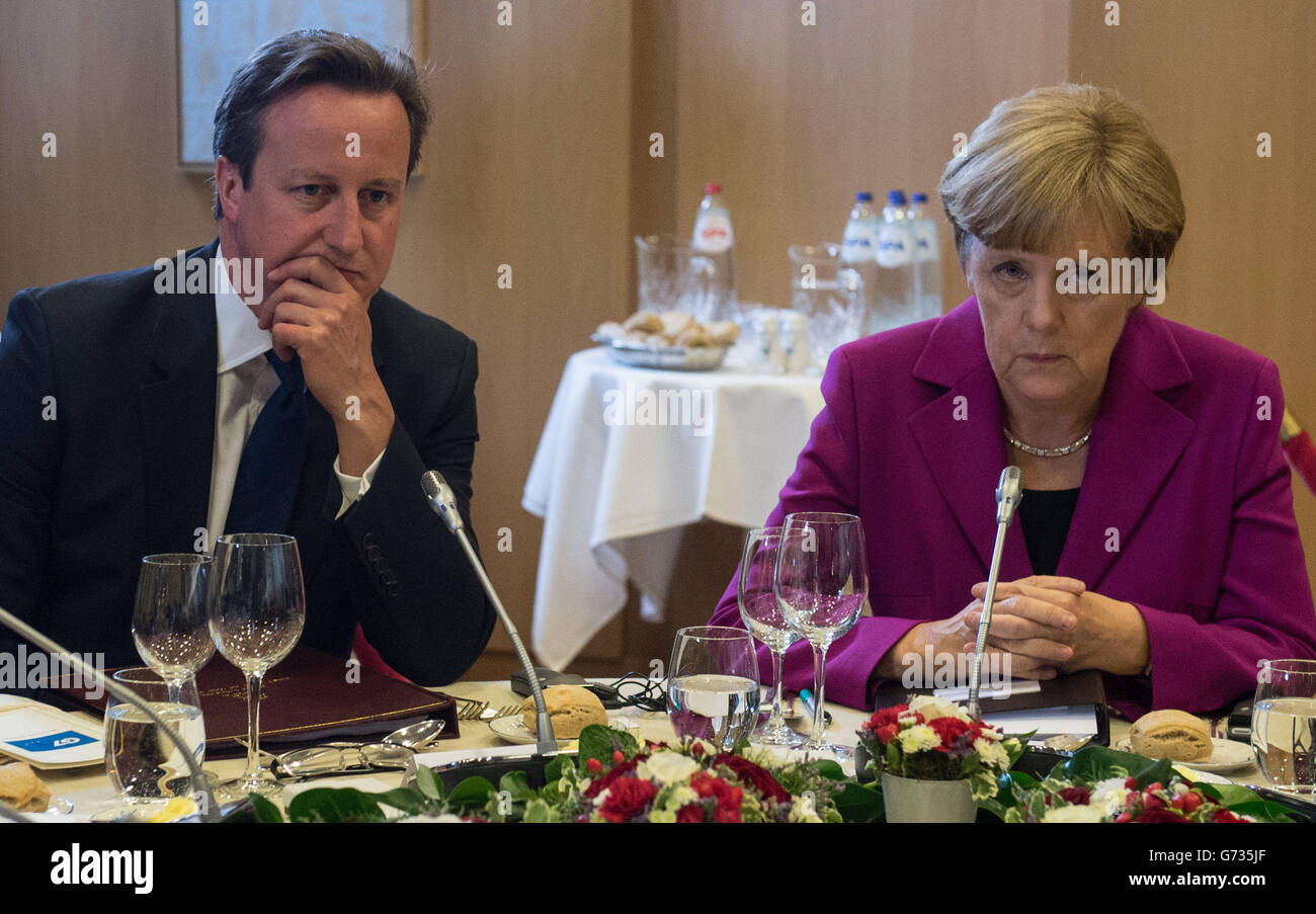 Angela merkel cameron eu hi-res stock photography and images - Alamy
