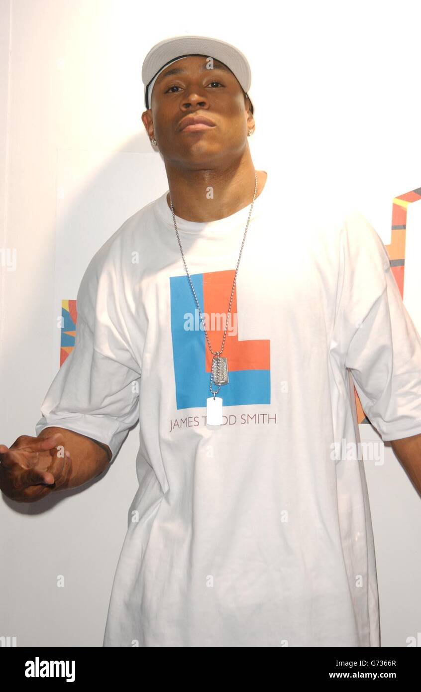 Hip hop artist LL Cool J during his guest appearance on MTV's TRL ...