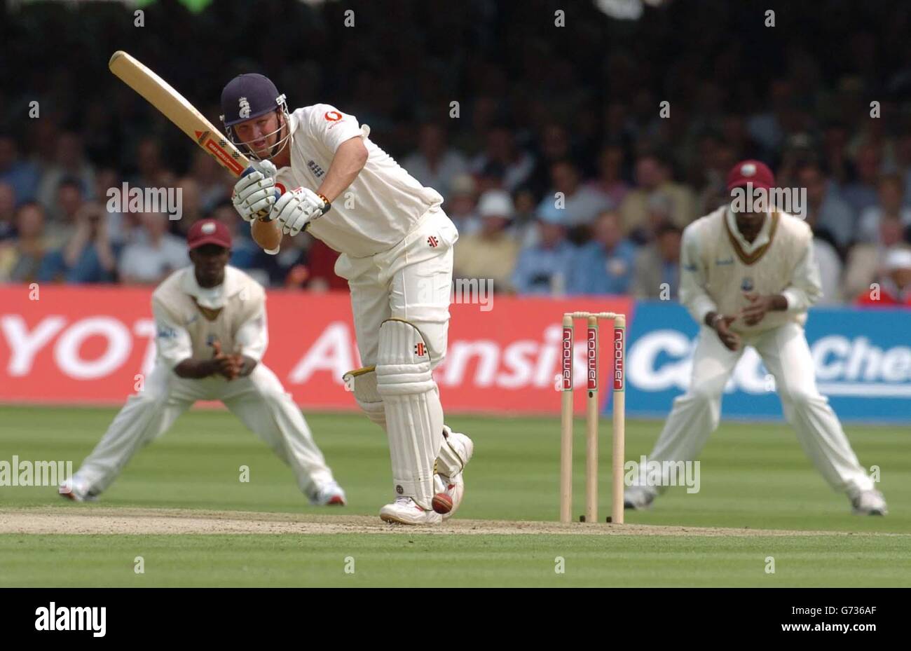 Cricket Action Robert Key High Resolution Stock Photography and Images ...