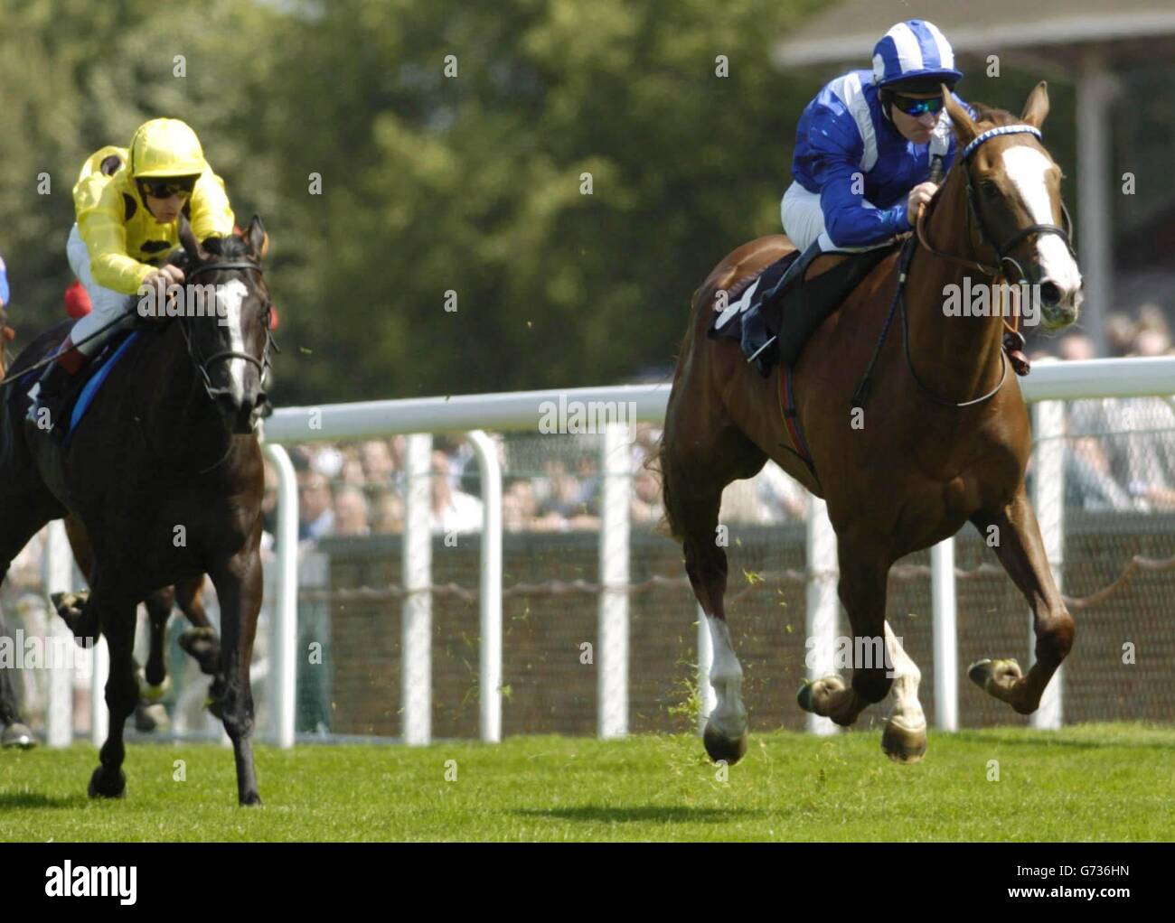 Racing From Ascot Stock Photo - Alamy