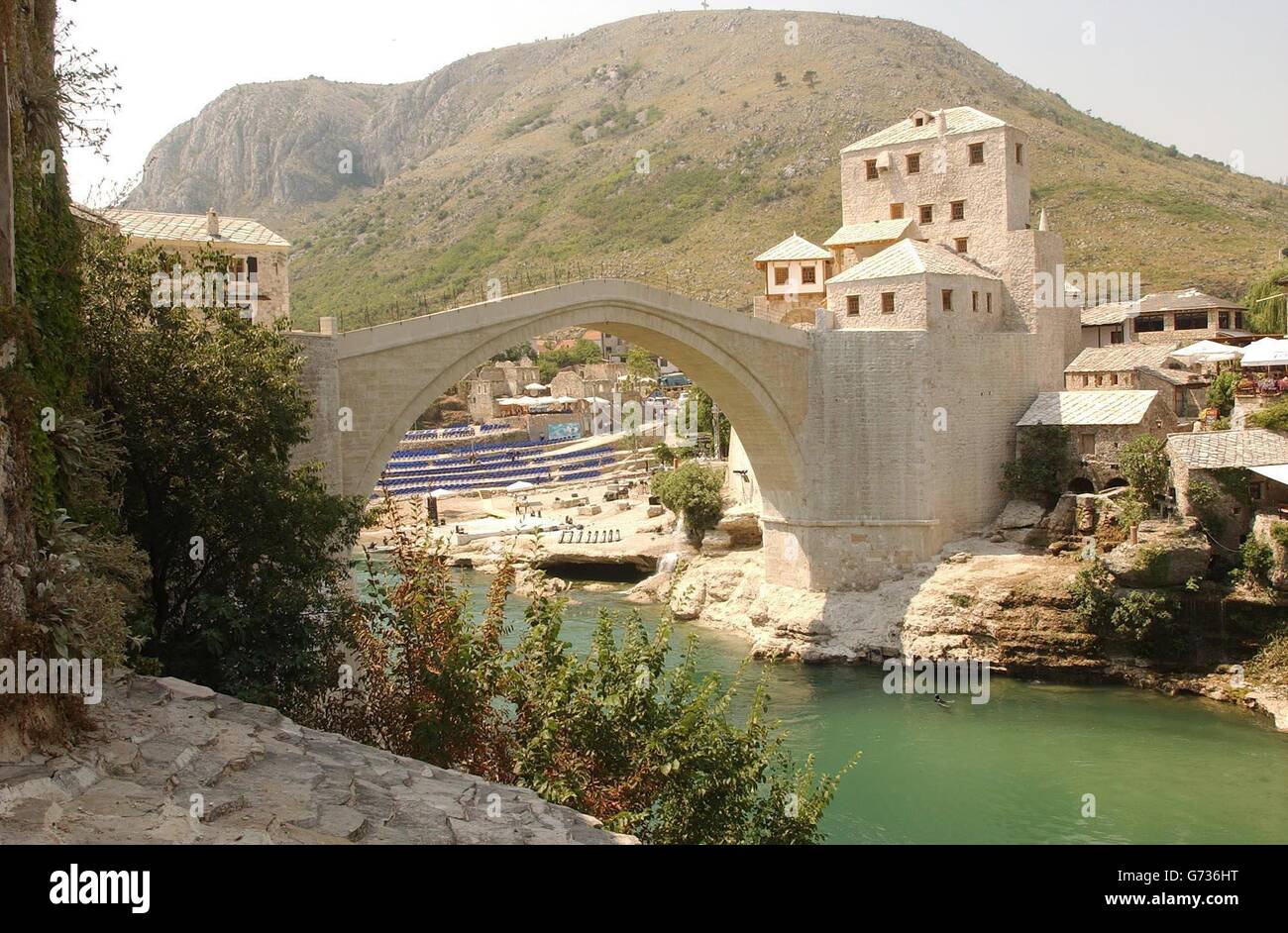 Mostar bridge destroyed hi-res stock photography and images - Alamy