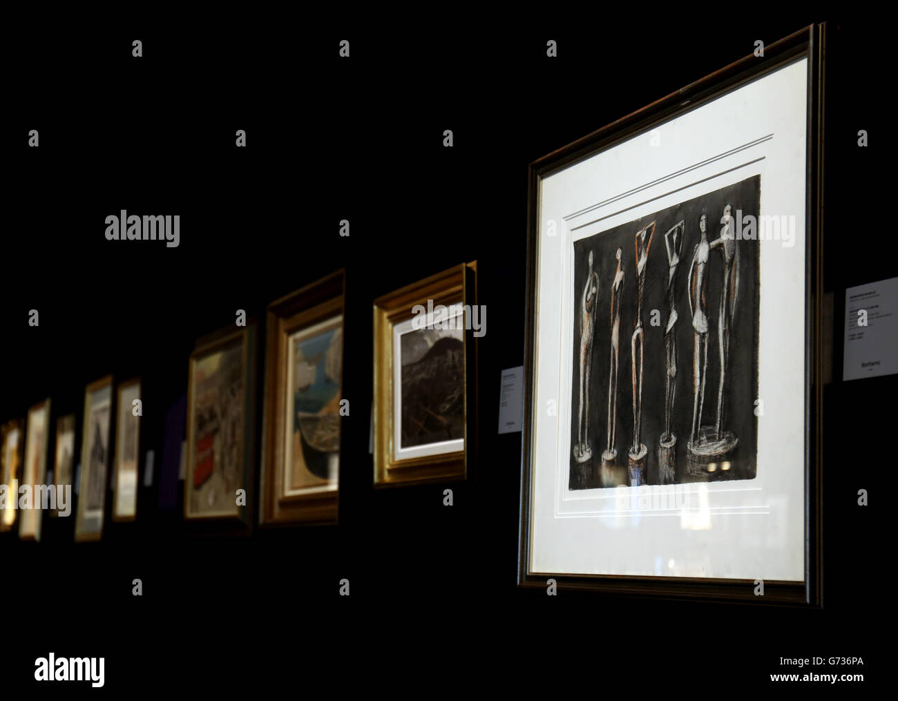 Bonham's Modern British and Irish art auction Stock Photo - Alamy