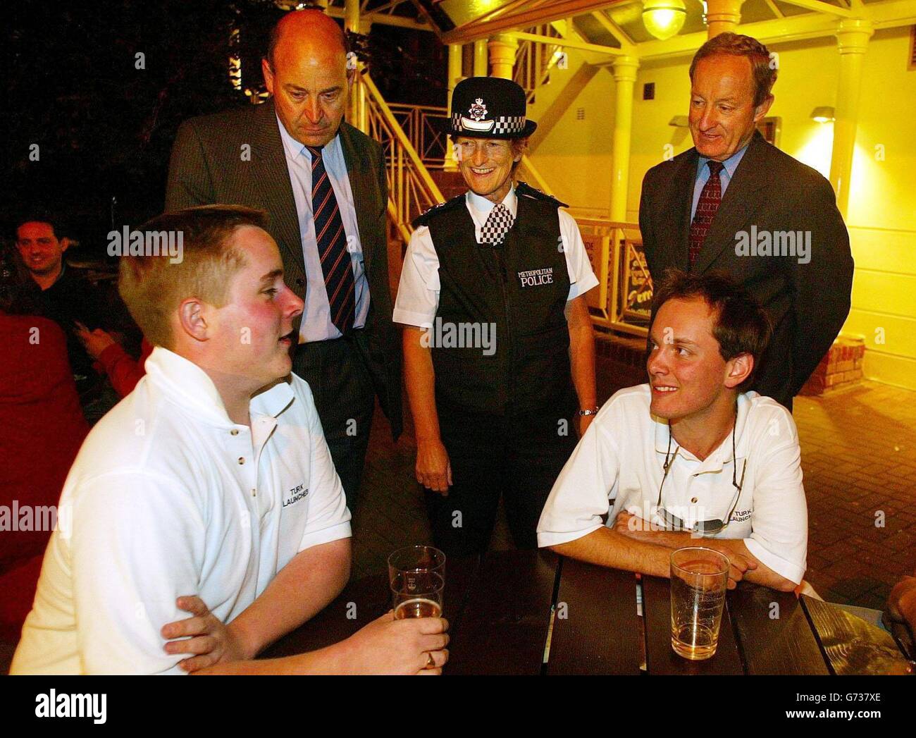 POLICE Drinking 1 Stock Photo - Alamy