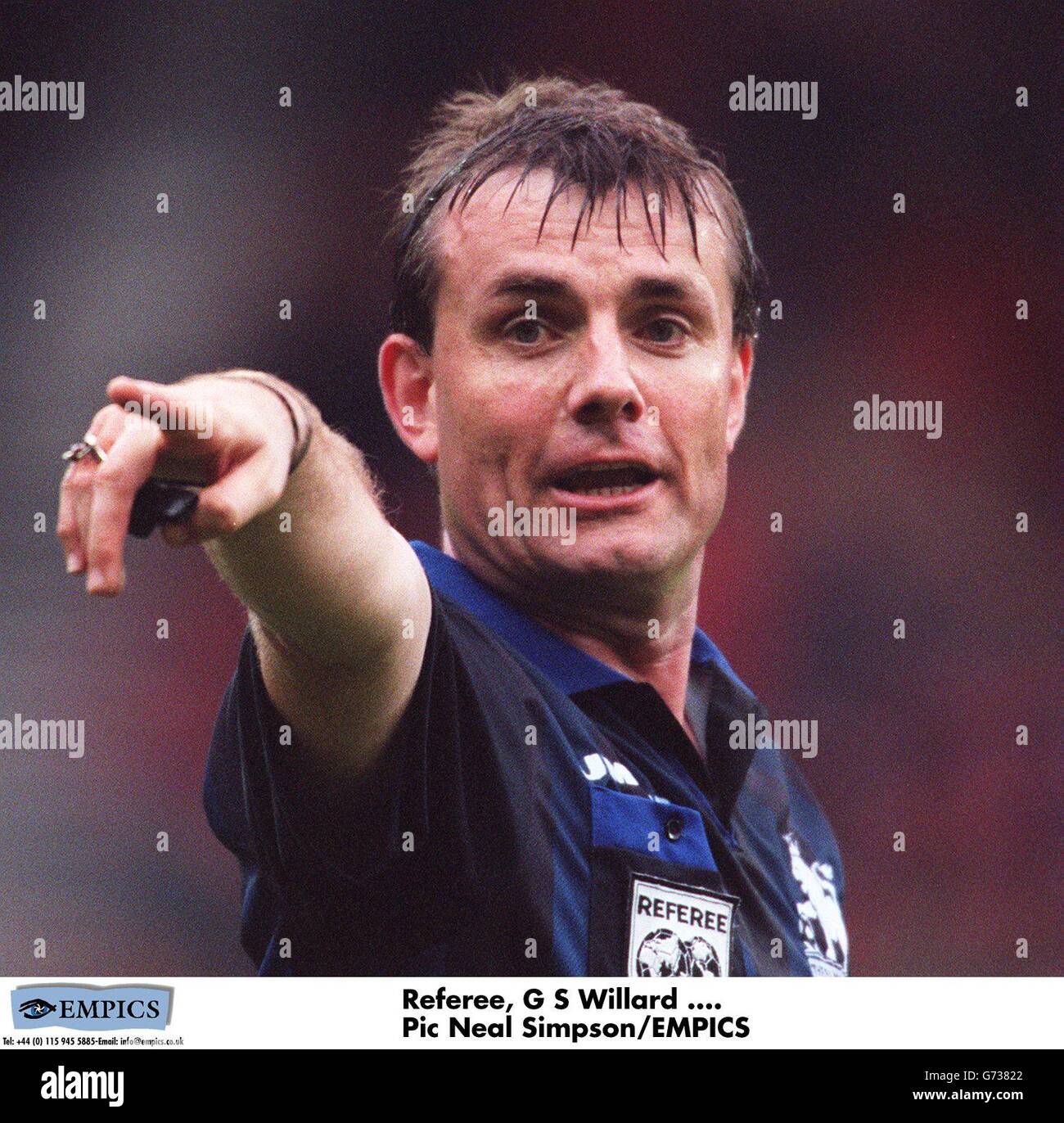 Referee gary willard hi-res stock photography and images - Alamy