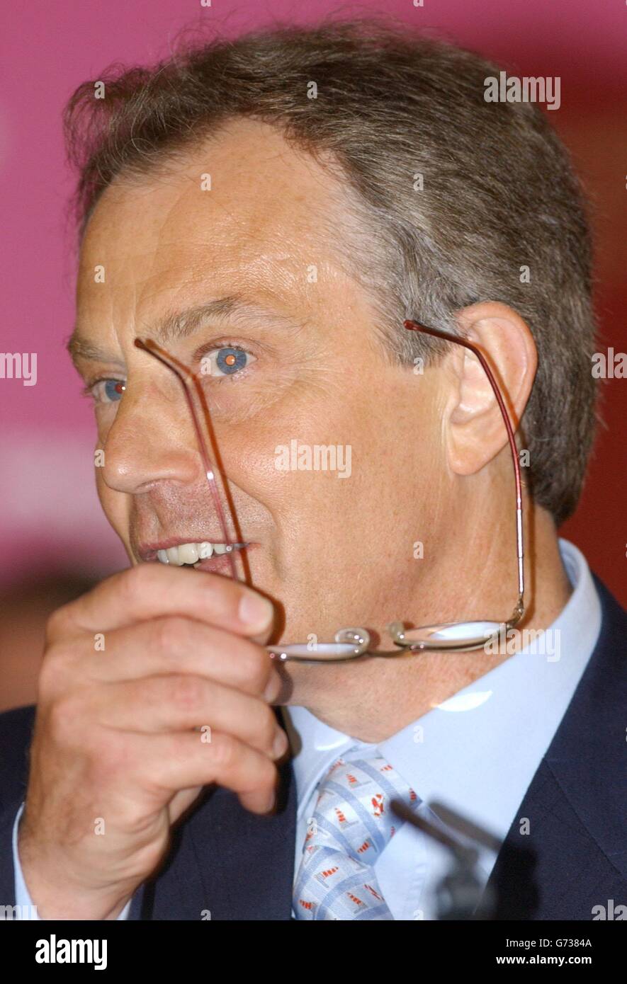 Tony blair education speech hi-res stock photography and images - Alamy