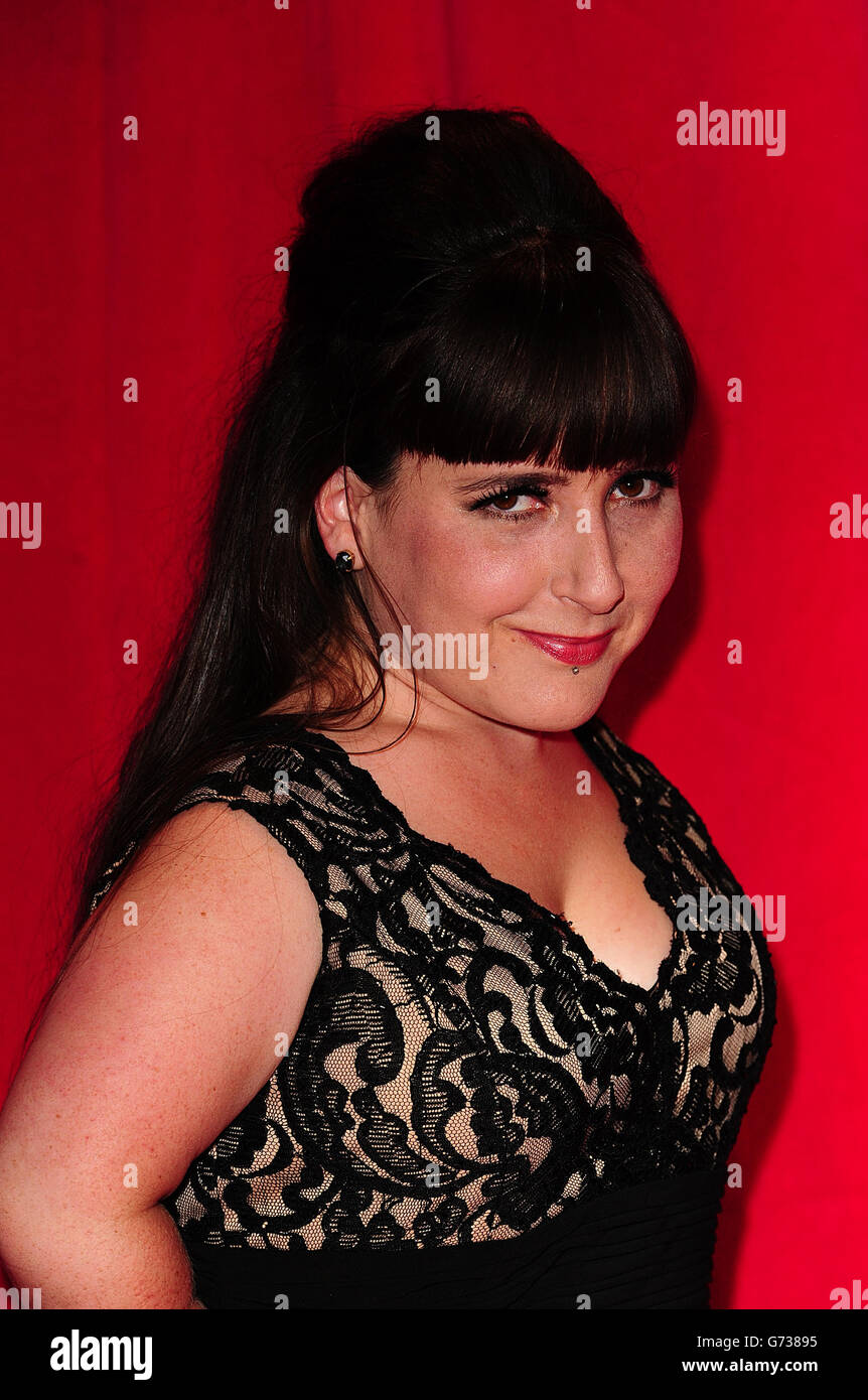 Lisa Hammond for the 2014 British Soap Awards at The Hackney Empire ...