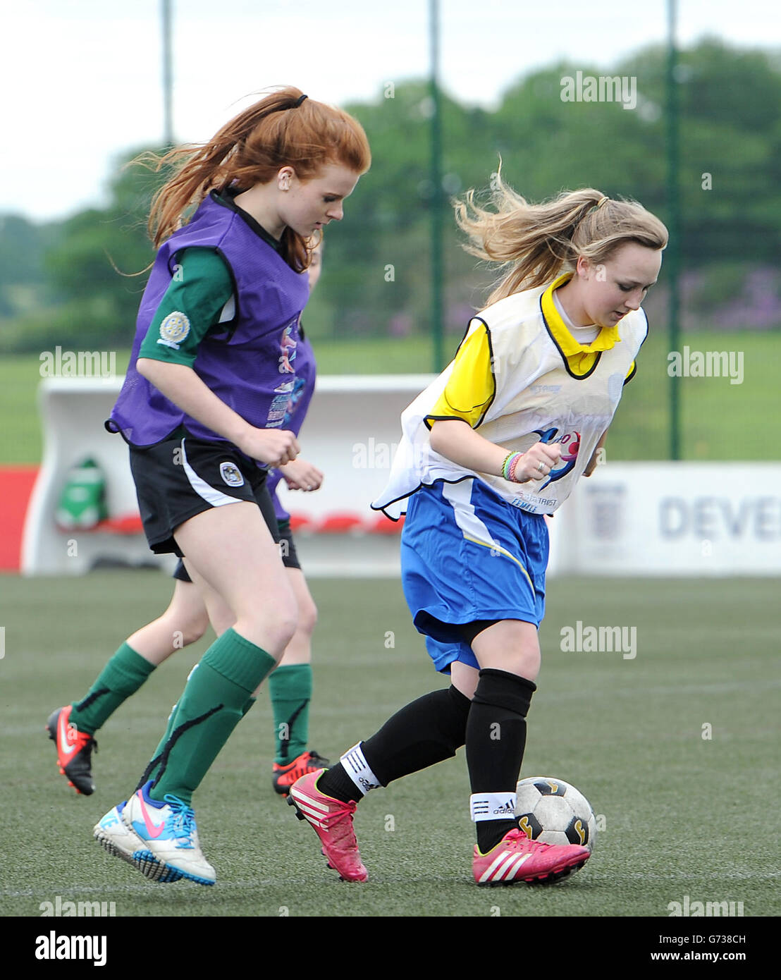 Female football development festival hi-res stock photography and ...