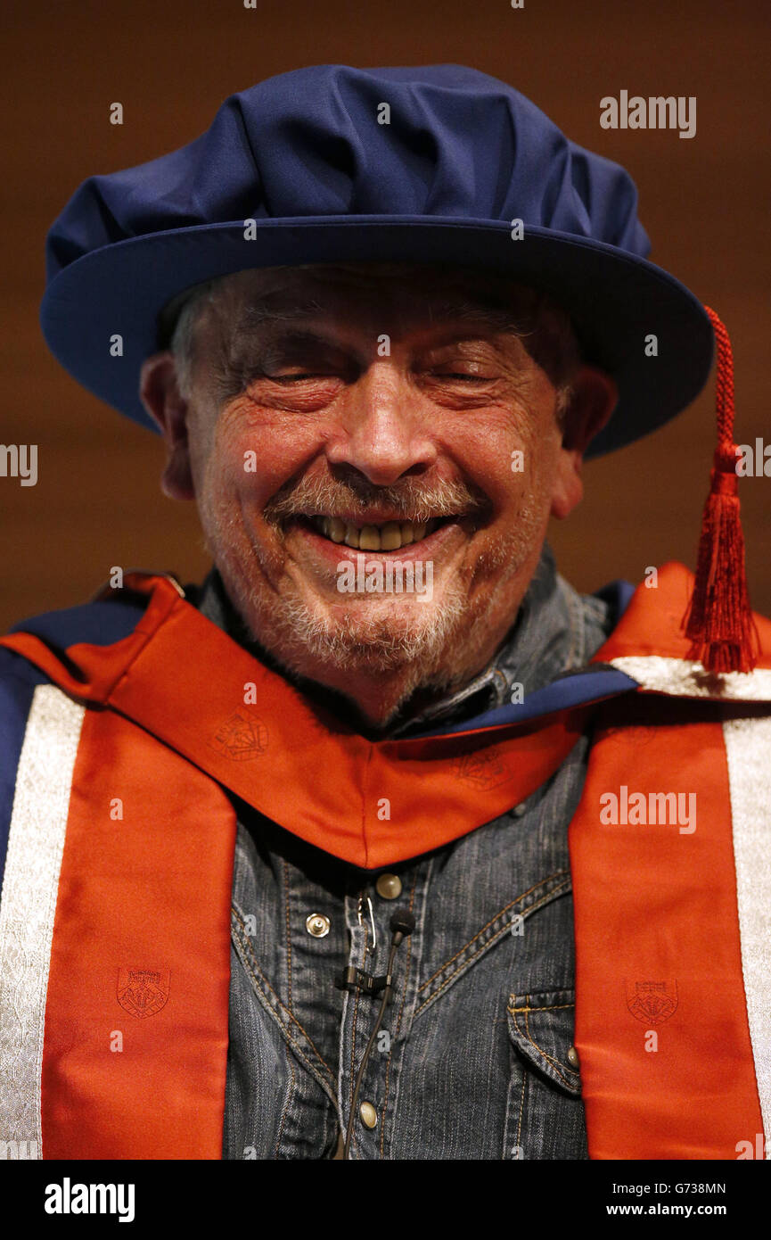 David Bailey honorary doctorate Stock Photo - Alamy