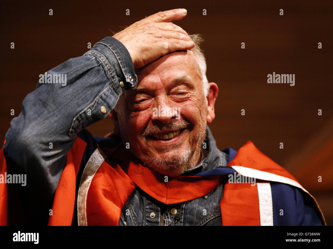 David Bailey honorary doctorate Stock Photo - Alamy