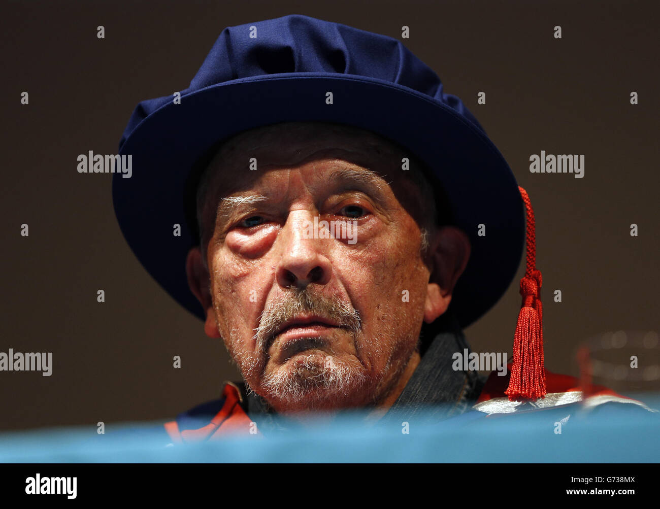 Photographer David Bailey receives an honorary doctorate from the ...