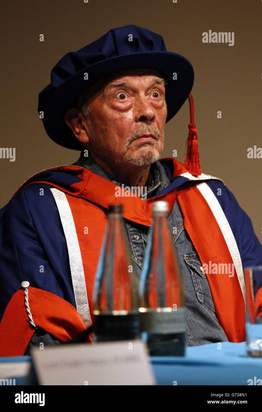 David Bailey honorary doctorate Stock Photo - Alamy