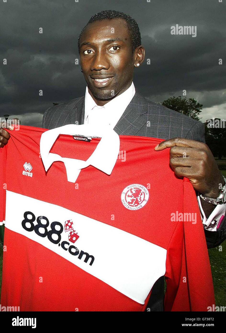 Jimmy Floyd Hasselbaink at Middlesbrough Stock Photo - Alamy