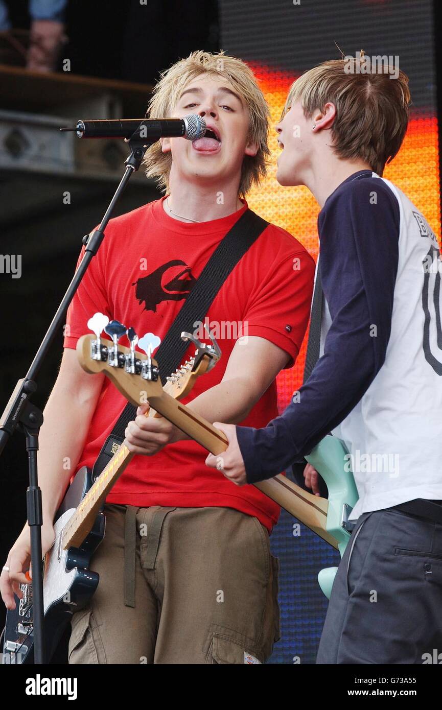 McFly Party In The Park Stock Photo - Alamy
