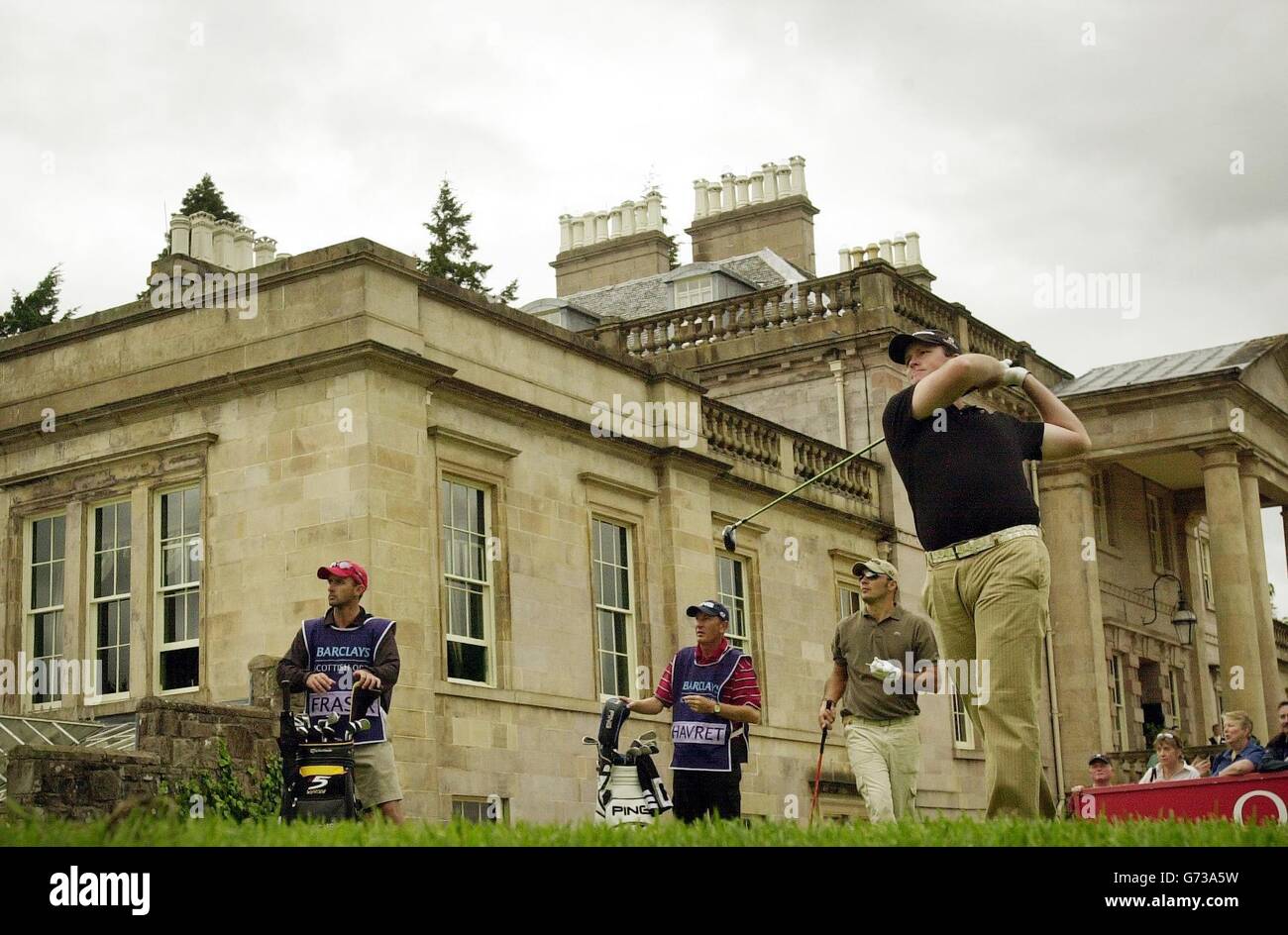 Golf action marcus fraser gregory harvet hi-res stock photography and ...