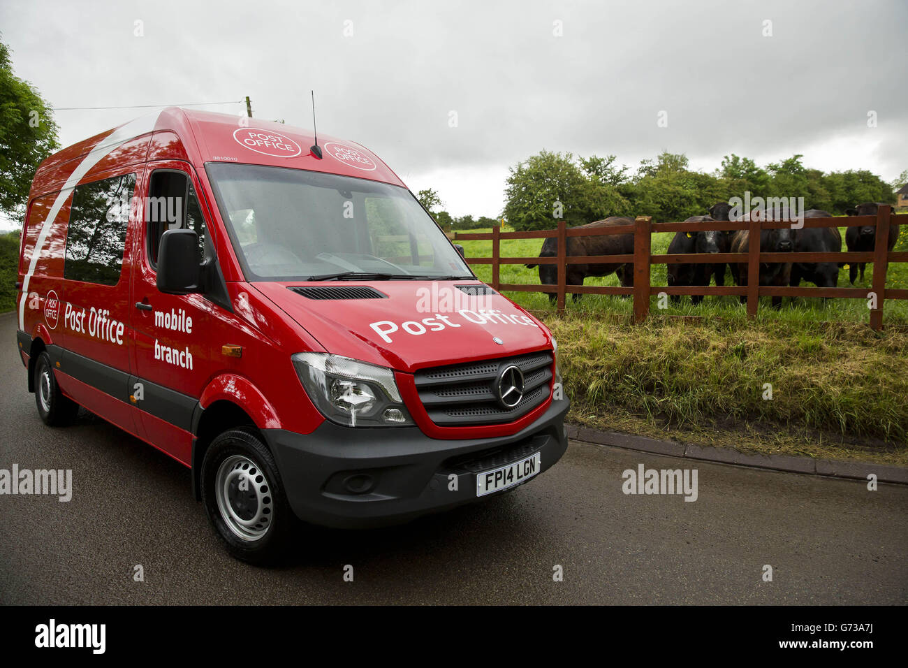 One of the 40 new Post Office vehicles, which is part of the fleet of ...