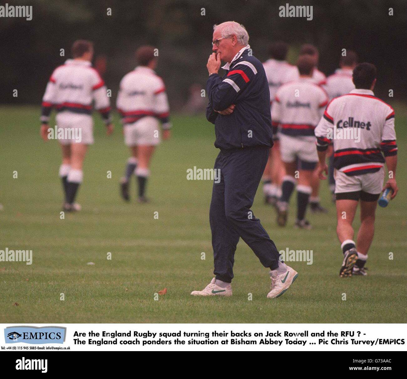 Rugby Union - England Training Stock Photo - Alamy