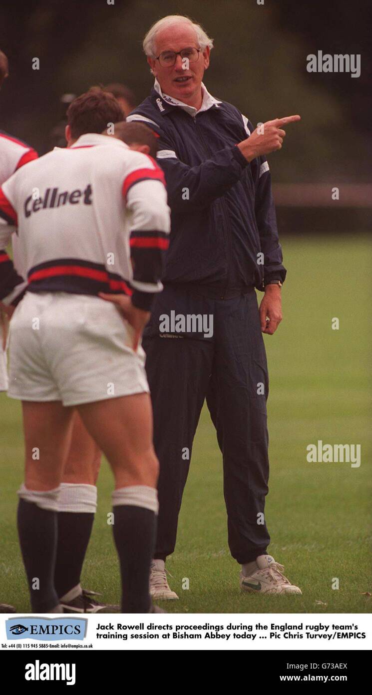 Jack rowell england rugby union hi-res stock photography and images - Alamy