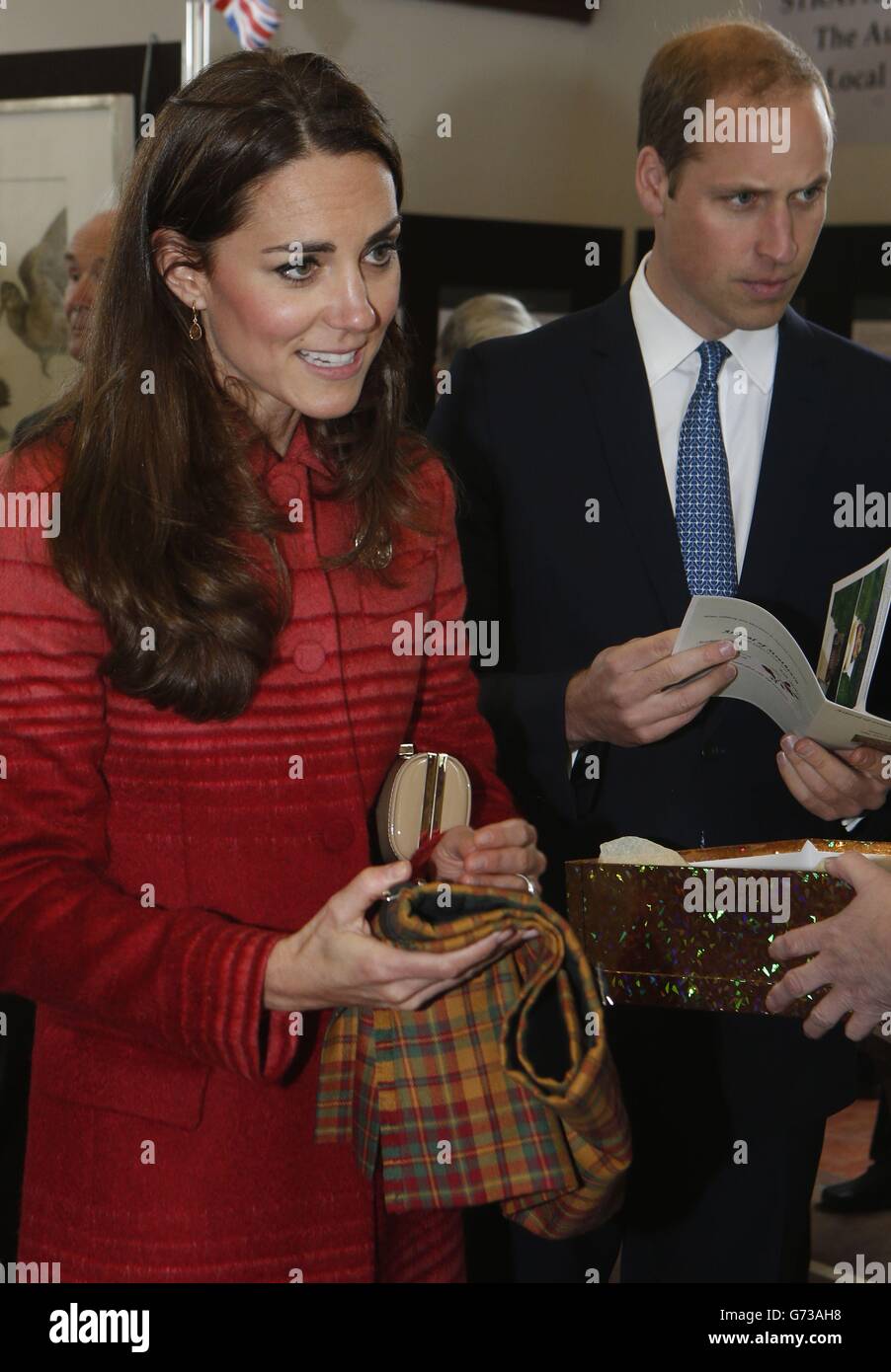 The Duke and Duchess of Cambridge attend Forteviot fete in Forteviot ...