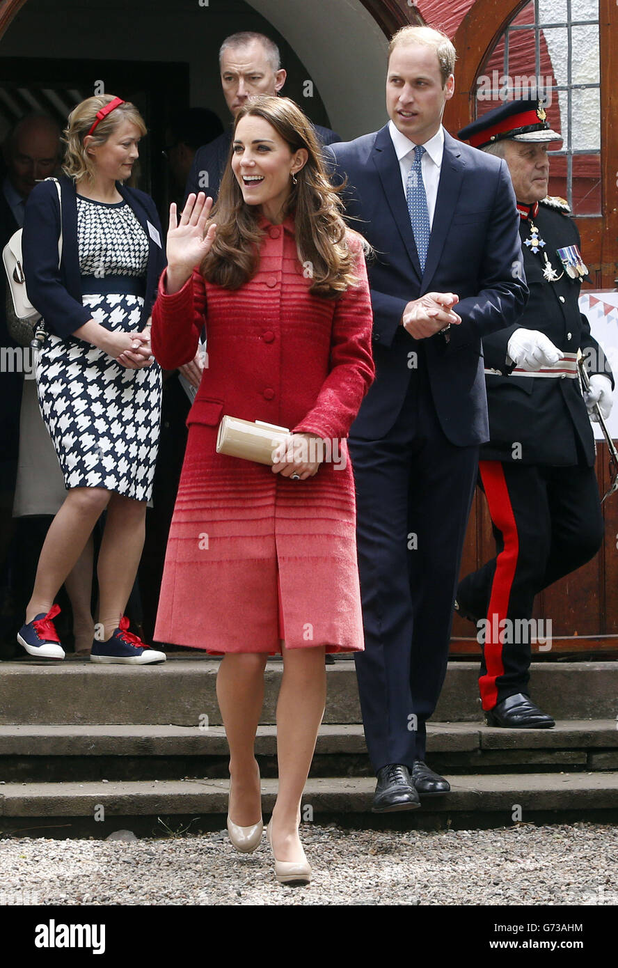 The Duke and Duchess of Cambridge attend Forteviot fete in Forteviot ...