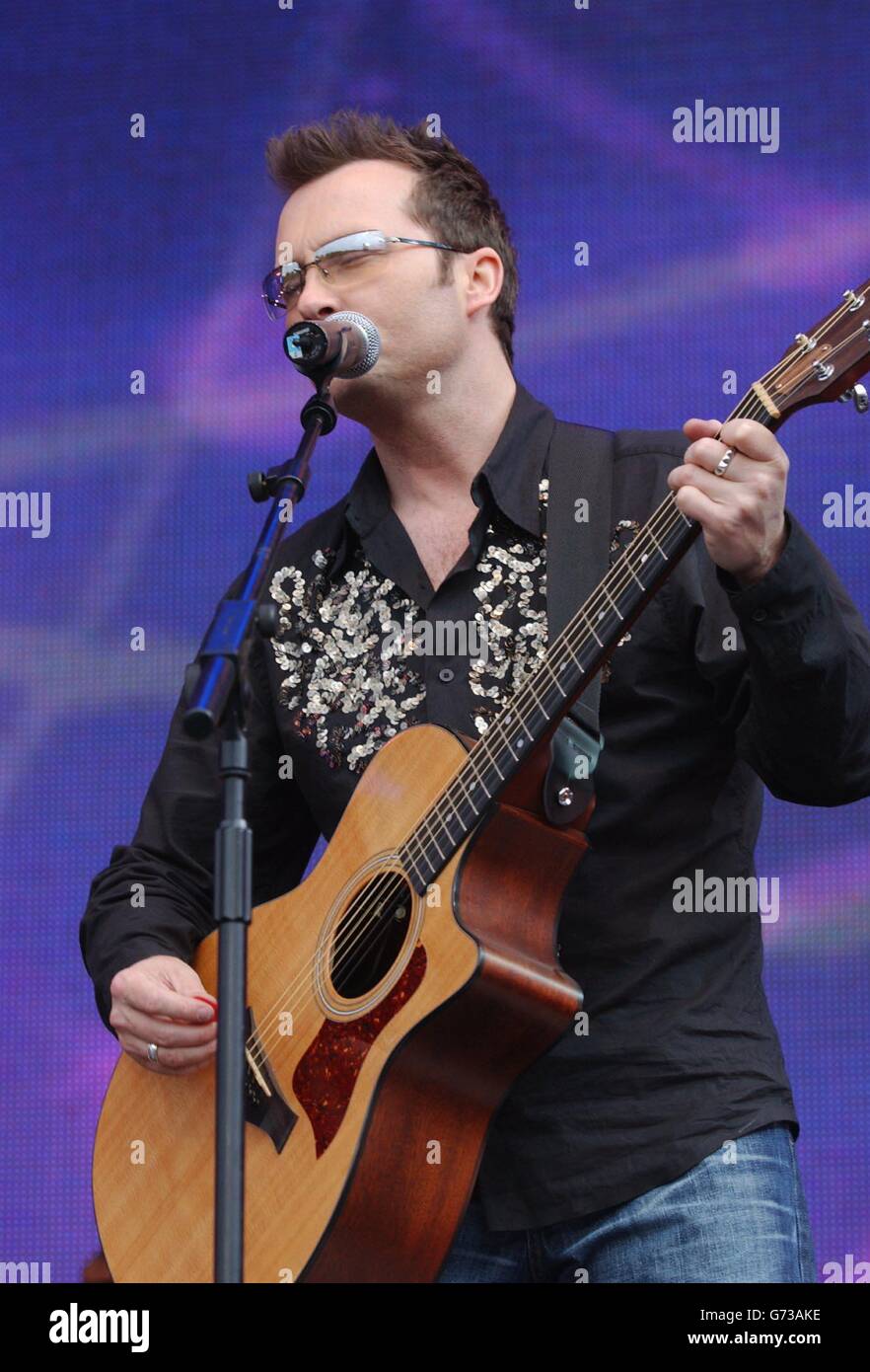 Jim Corr - Party in the Park Stock Photo - Alamy