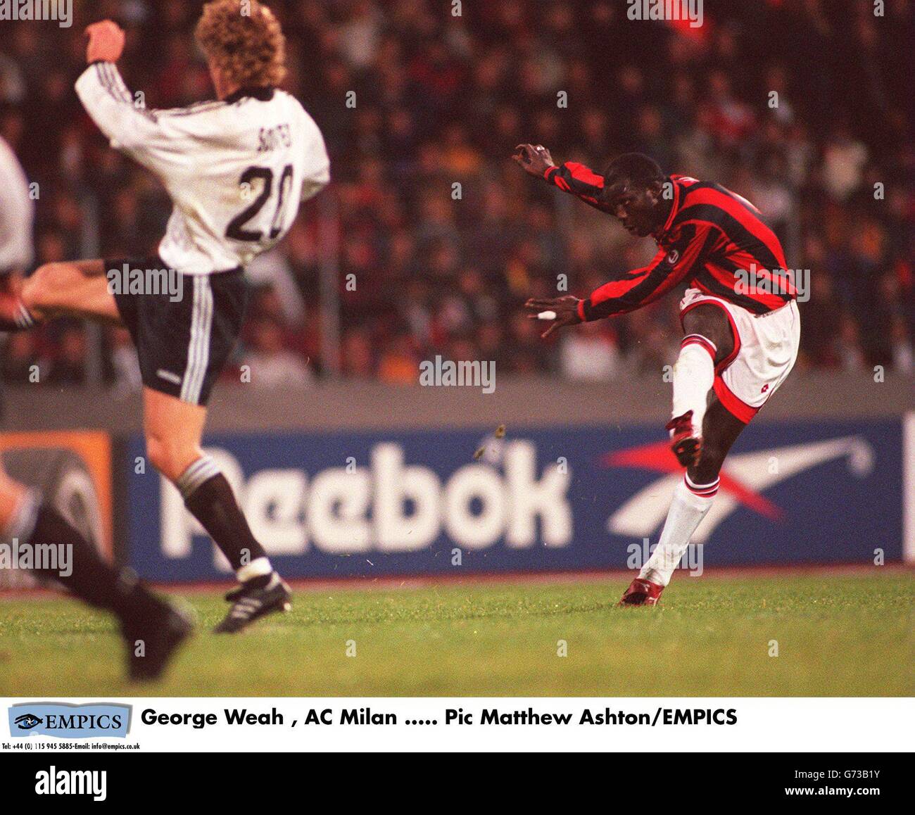 George weah ac milan hi-res stock photography and images - Alamy