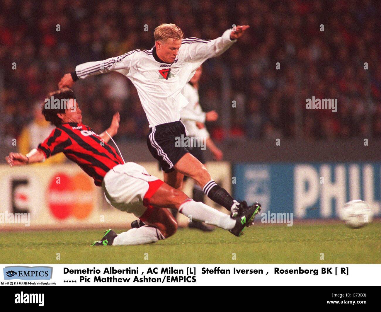 Soccer - UEFA Champions League - Rosenborg BK v AC Milan. Demetrio ...