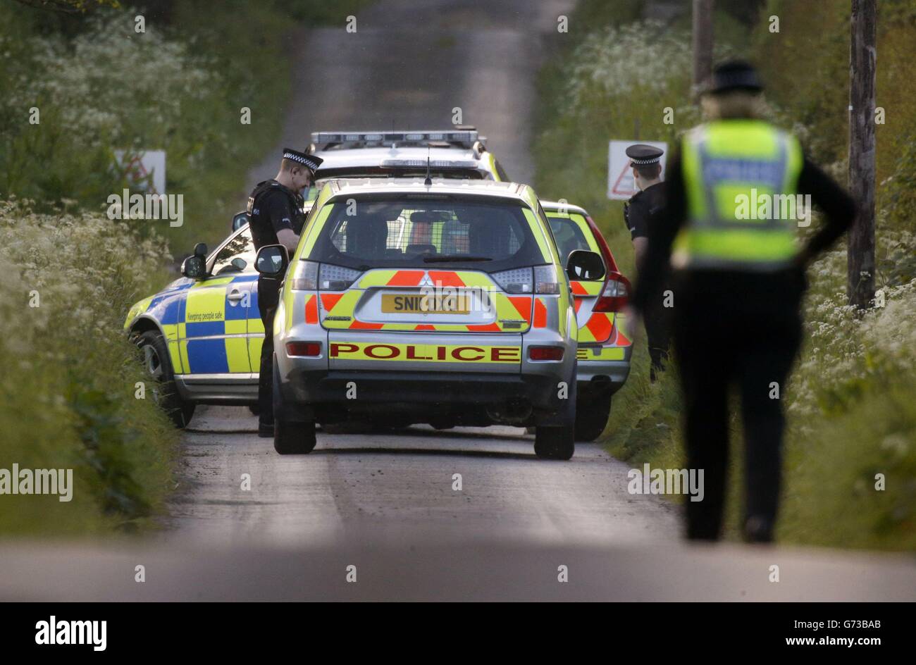 Jim Clark Rally crash Stock Photo - Alamy