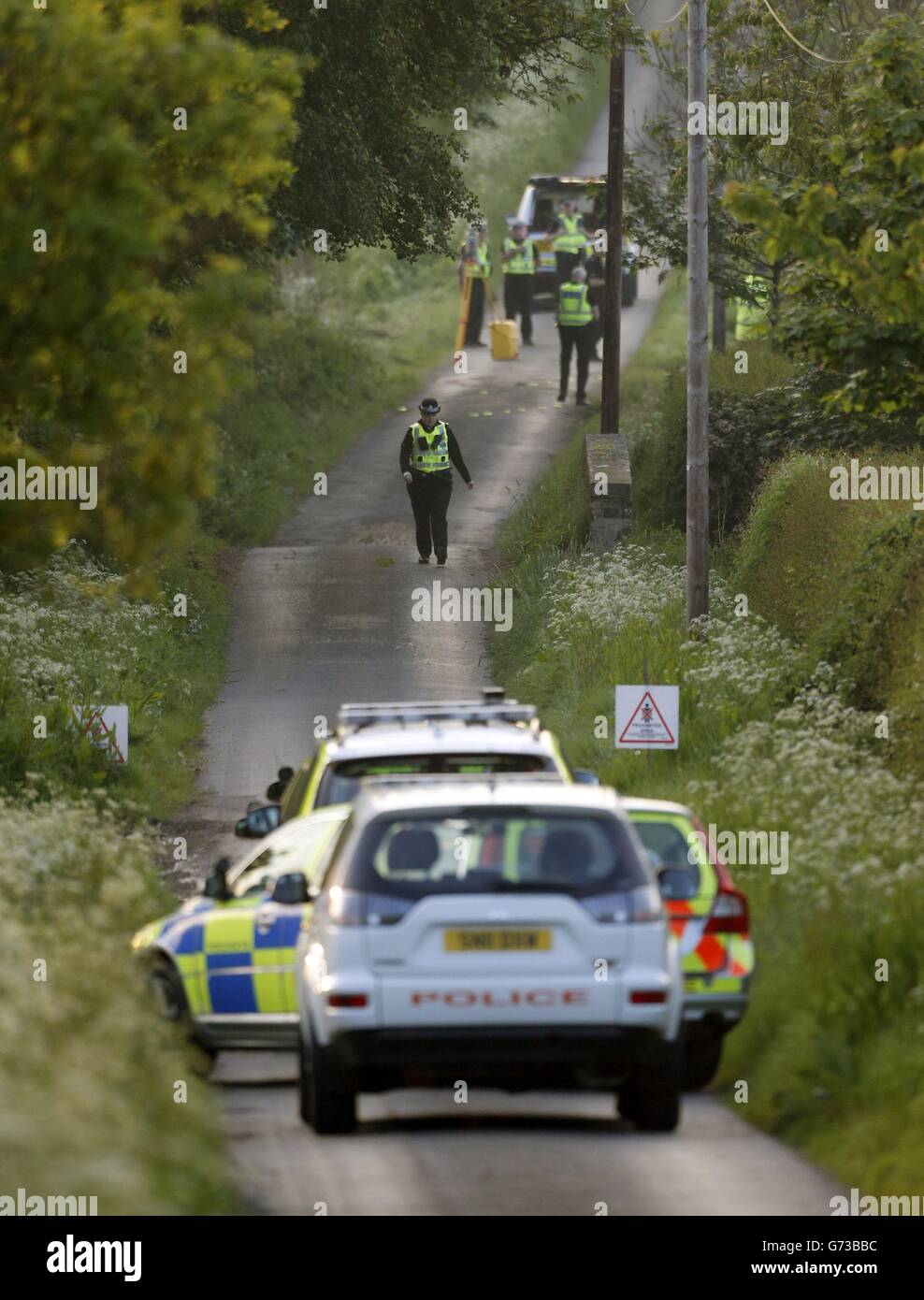 Jim Clark Rally crash Stock Photo - Alamy