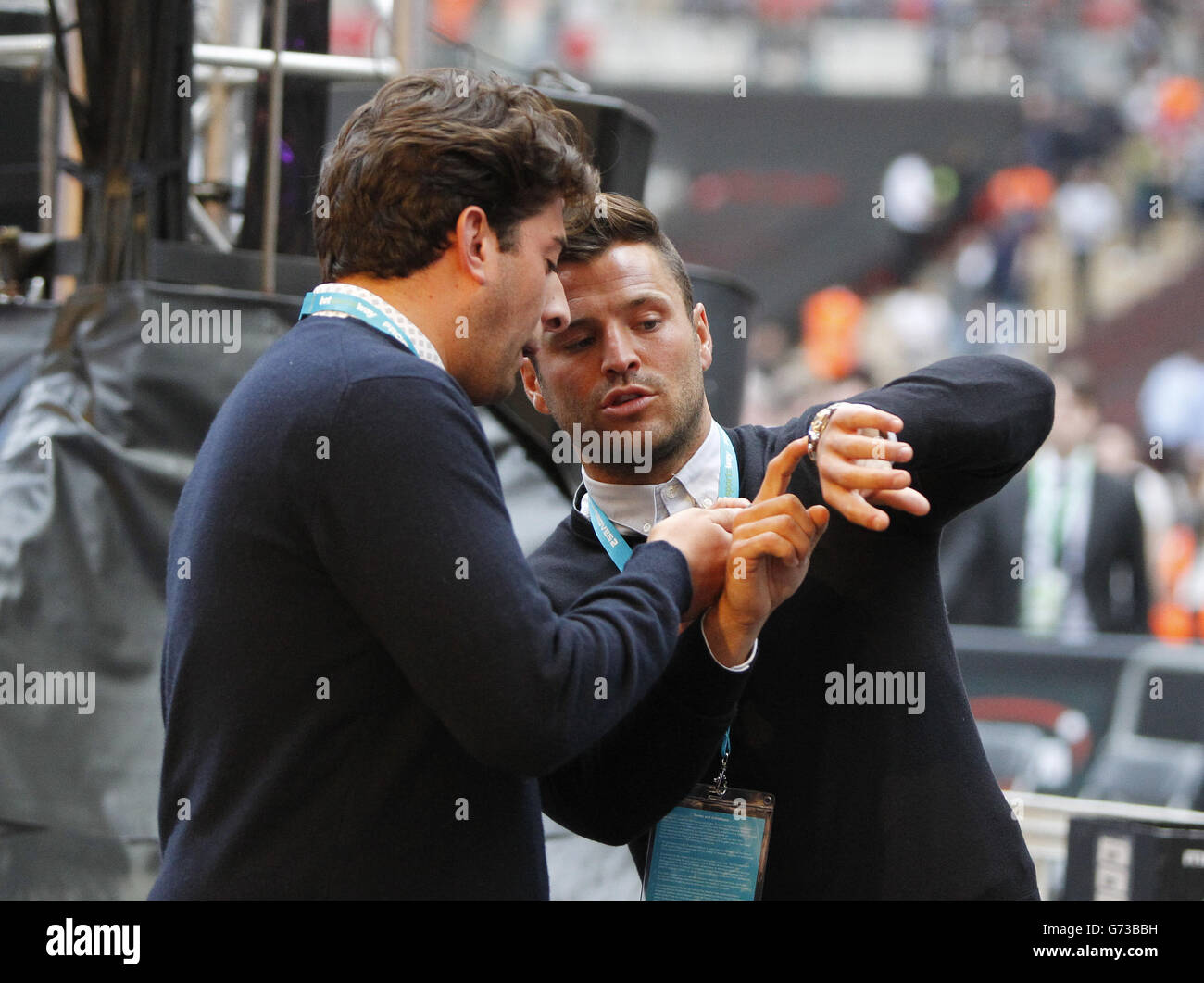 Boxing, Undercard, Wembley Arena. Mark Wright (right) at Wembley ...