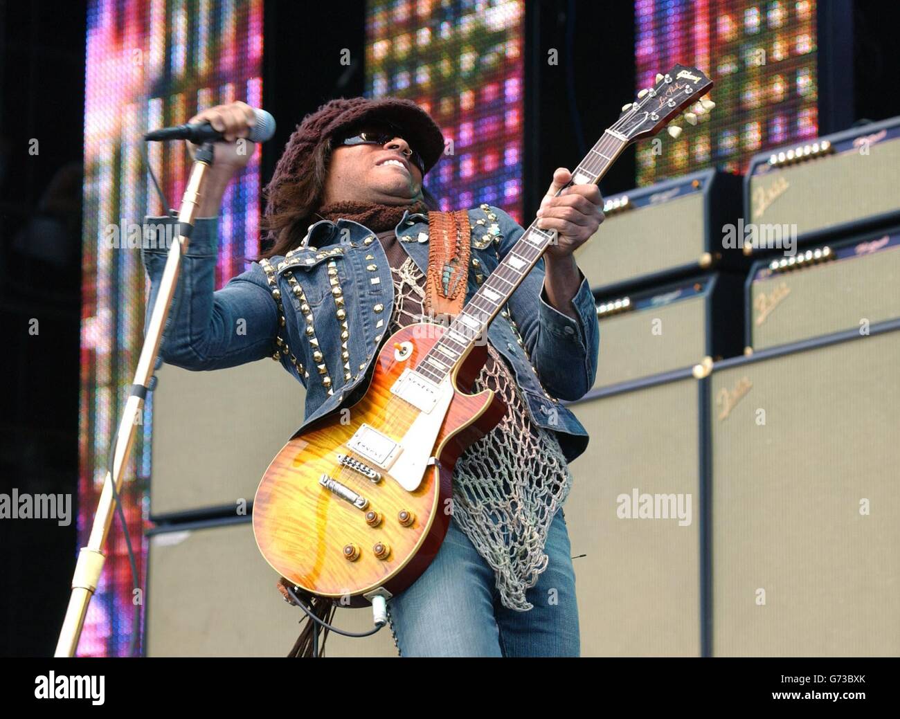 Lenny Kravitz Party In The Park concert Stock Photo - Alamy