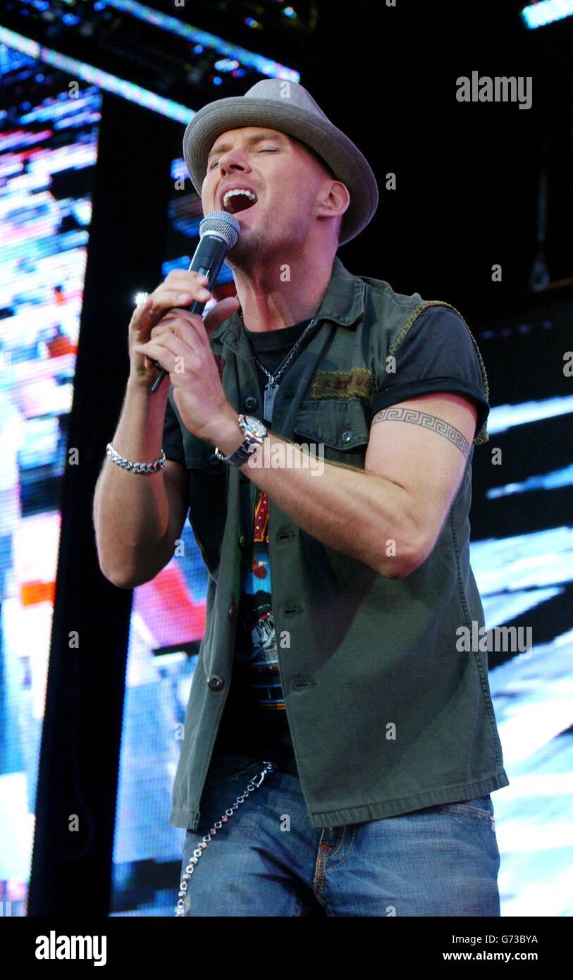 NO MERCHANDISING. Singer Matt Goss performs onstage during the Capital ...