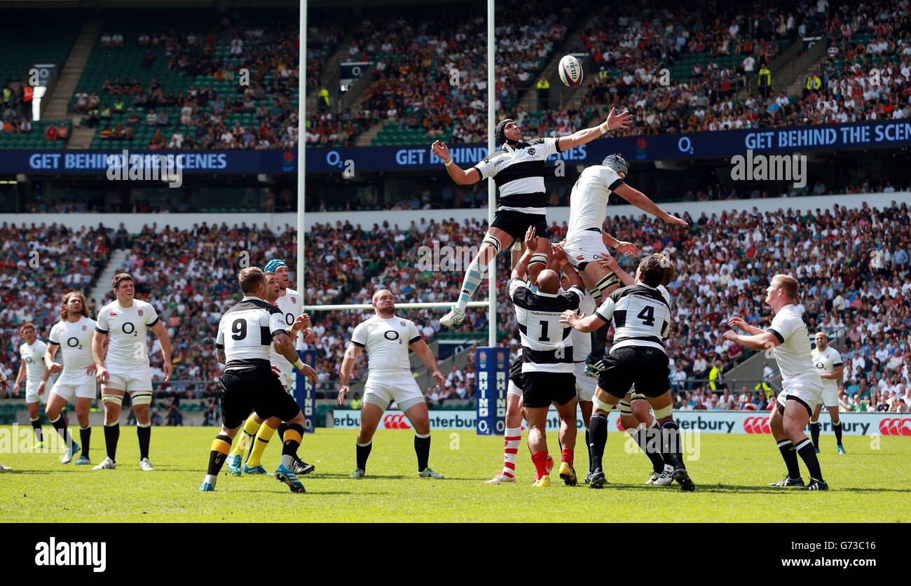 Rugby Union - International Friendly - England XV v Barbarians ...