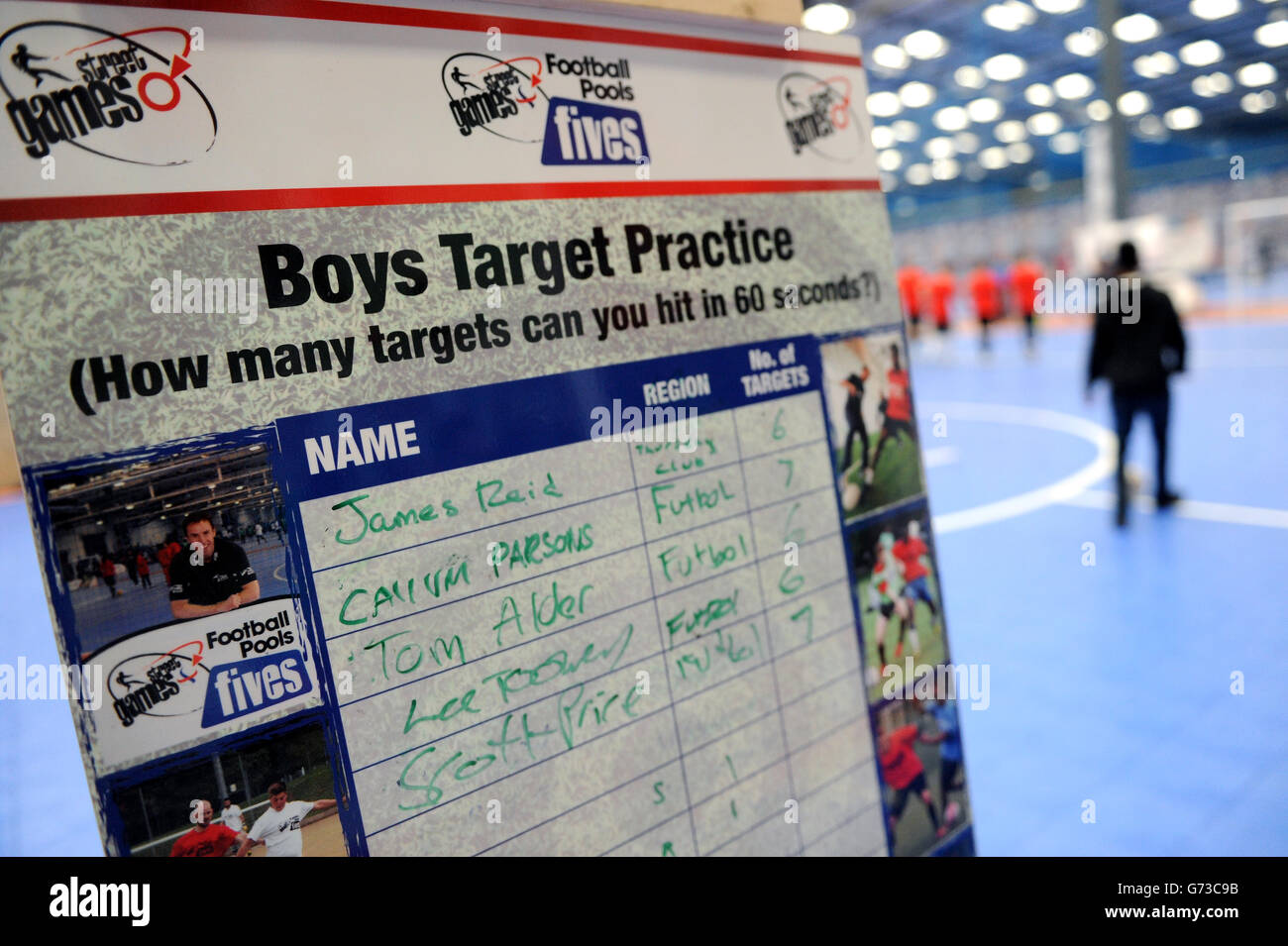 Sport - StreetGames Football Pools Fives - Swindon. General action at ...