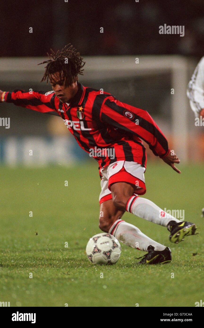 Soccer - UEFA Champions League - Rosenborg BK v AC Milan. Edgar Davids ...