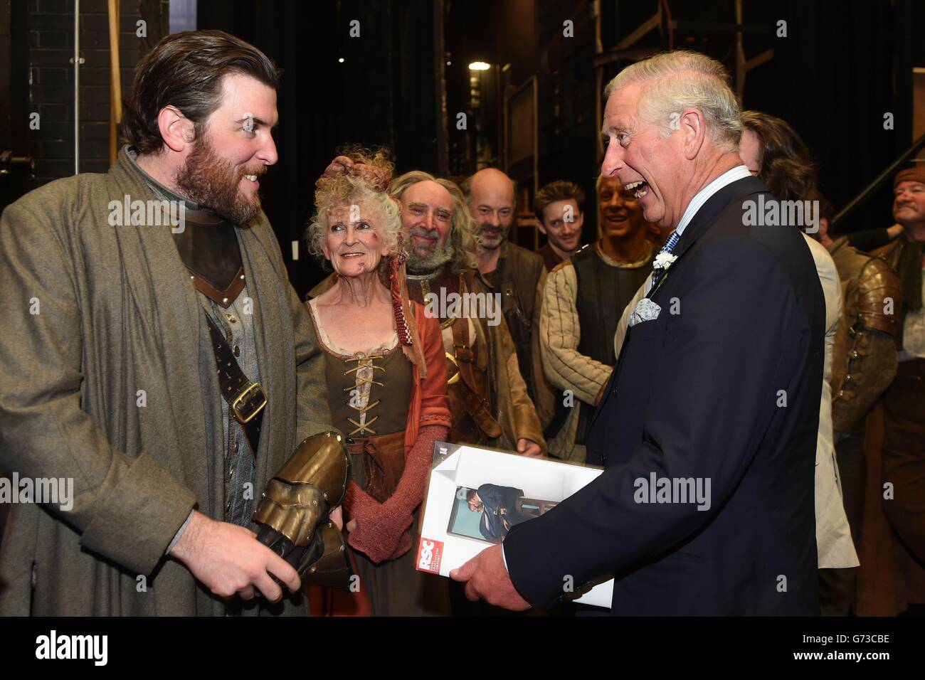 The Prince of Wales meets Simon Yadoo who plays Chamberlain after ...
