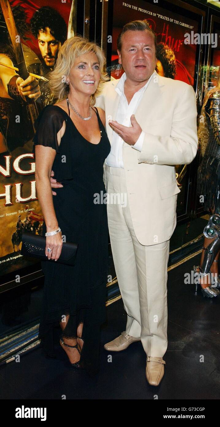 Star of the film Ray Winstone and his wife Leanne arrive for the ...